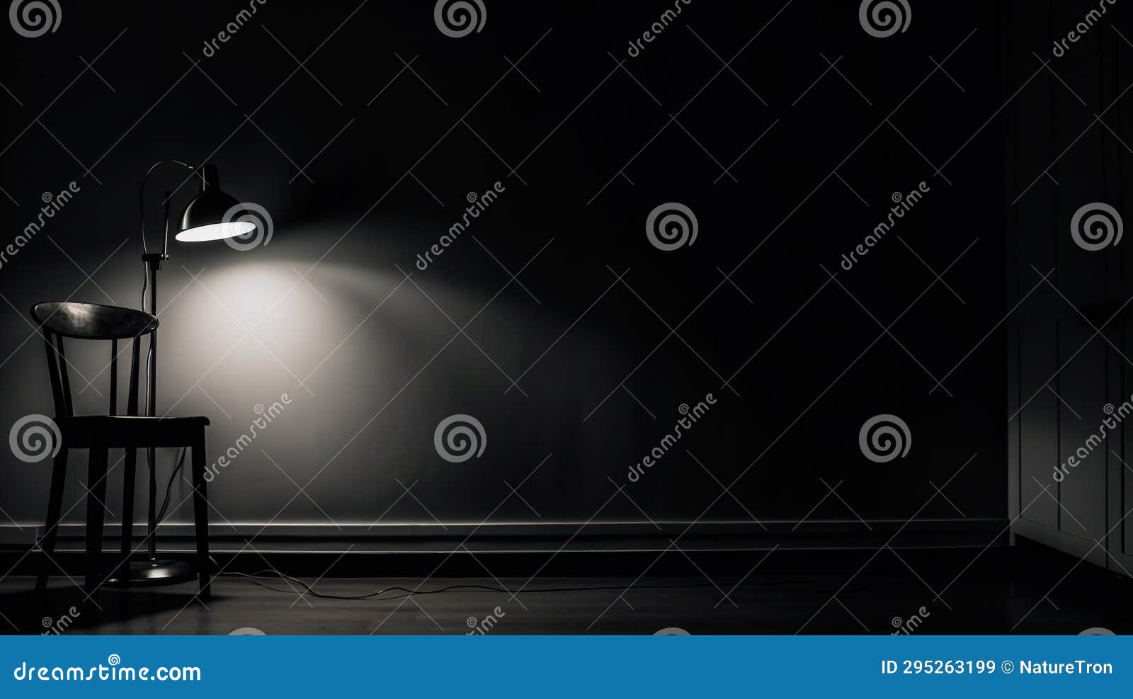 Spotlight on Stage Spotlight on the Wall Stock Illustration ...