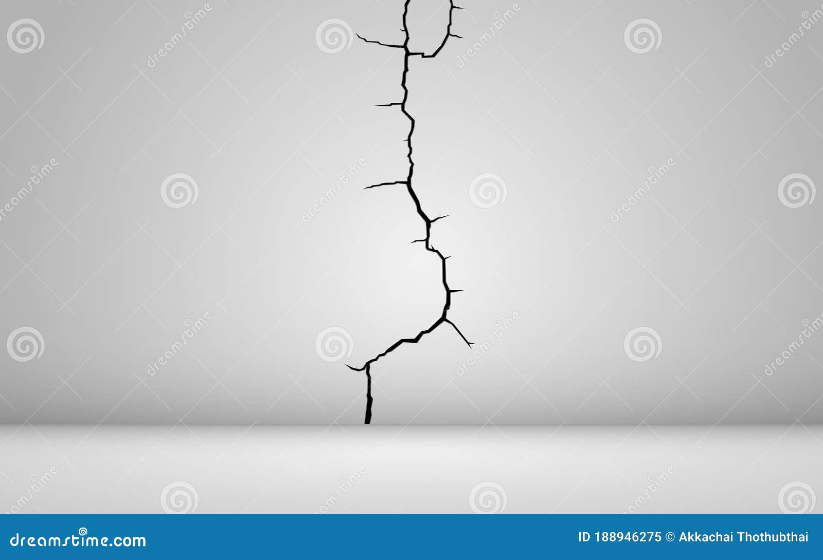 Spotlight in the Studio Room Stock Vector - Illustration of crack ...