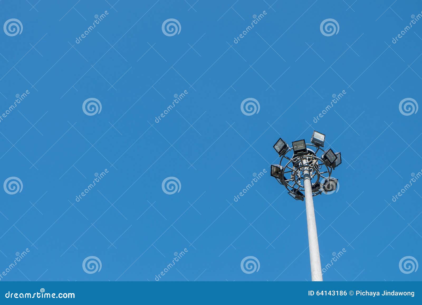 Spotlight Tower, Copy Space Stock Photo - Image of copy, power: 64143186