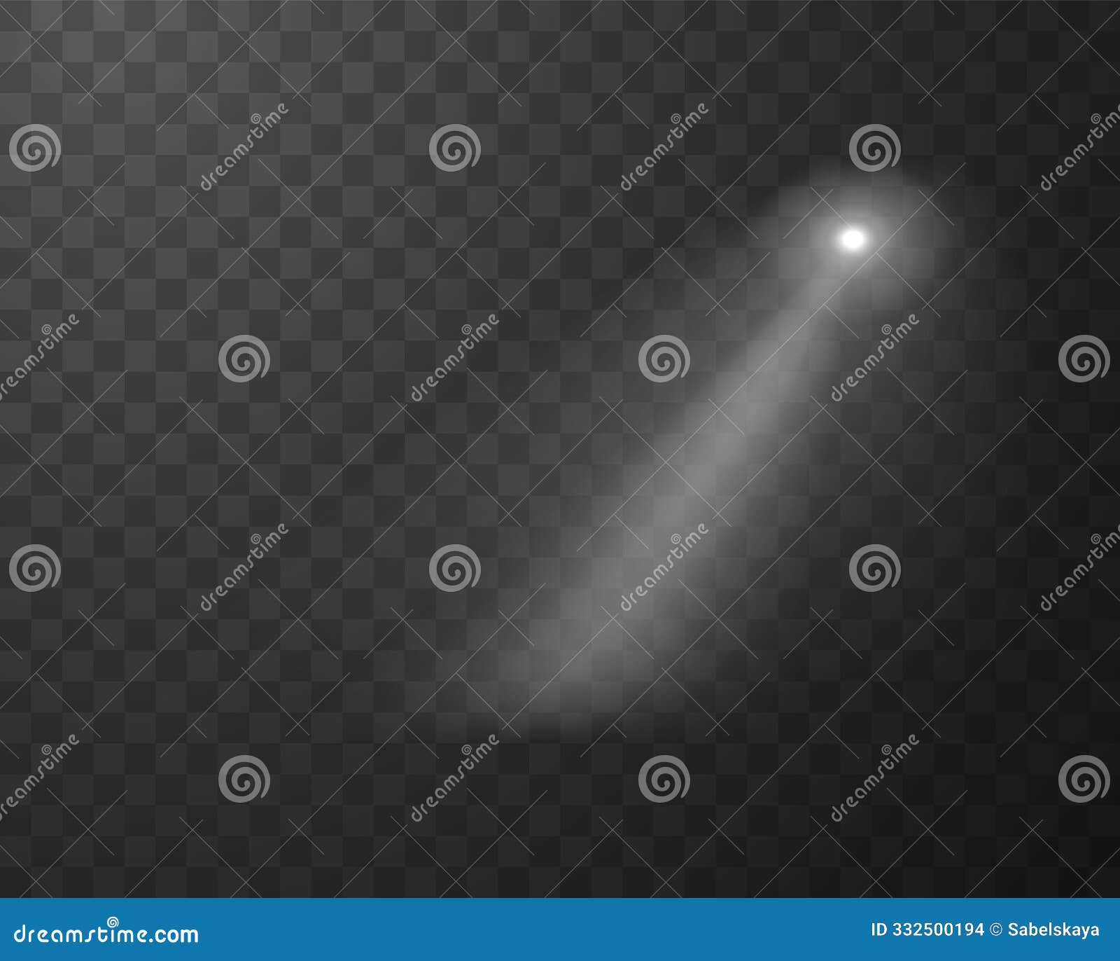 Spotlight Vector Effect, Diagonally Cone Spotlight, White Projector ...