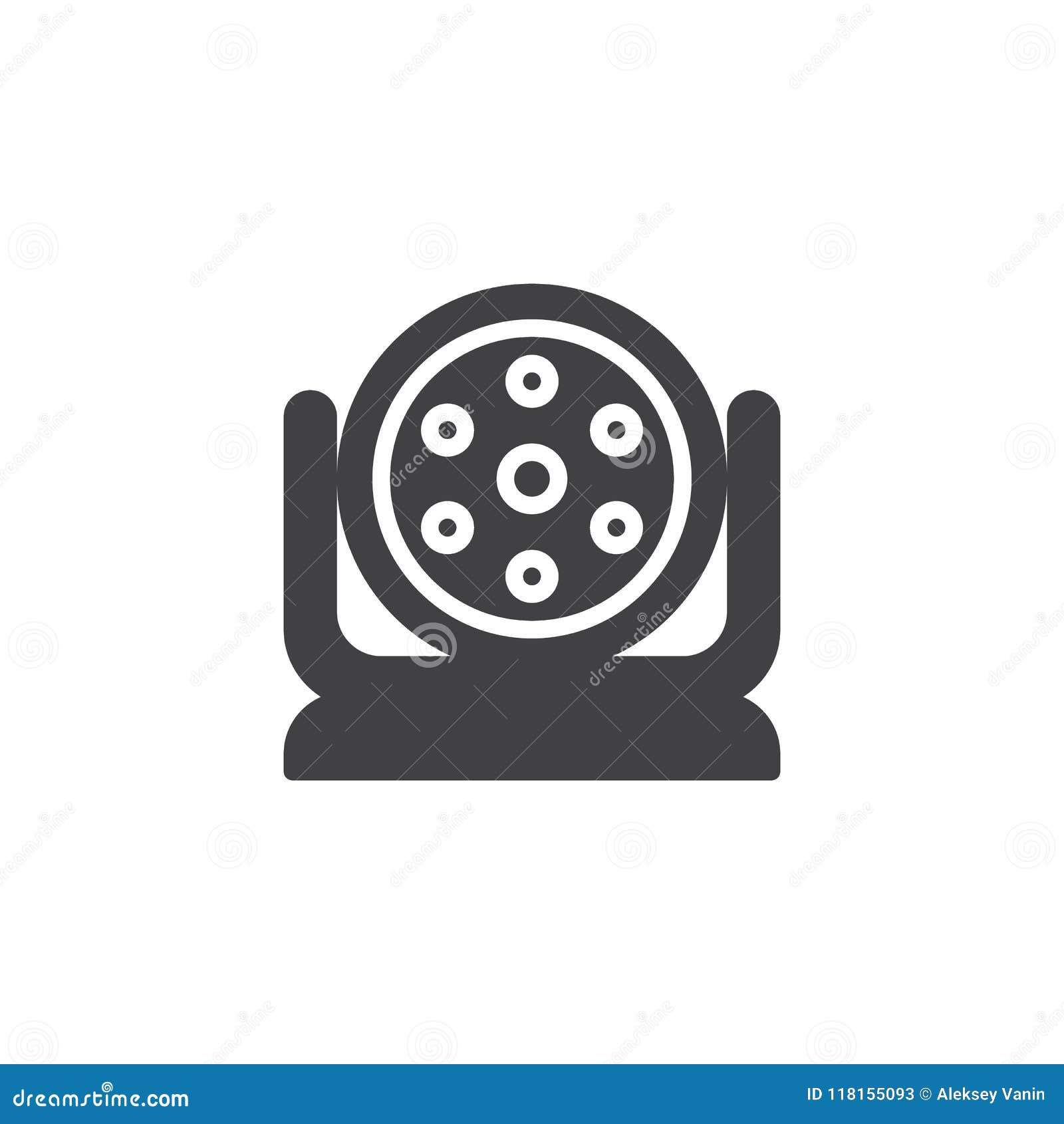 Led Strobe Icon. Linear Vector Illustration From Diving Collection. Outline Led Strobe Icon ...