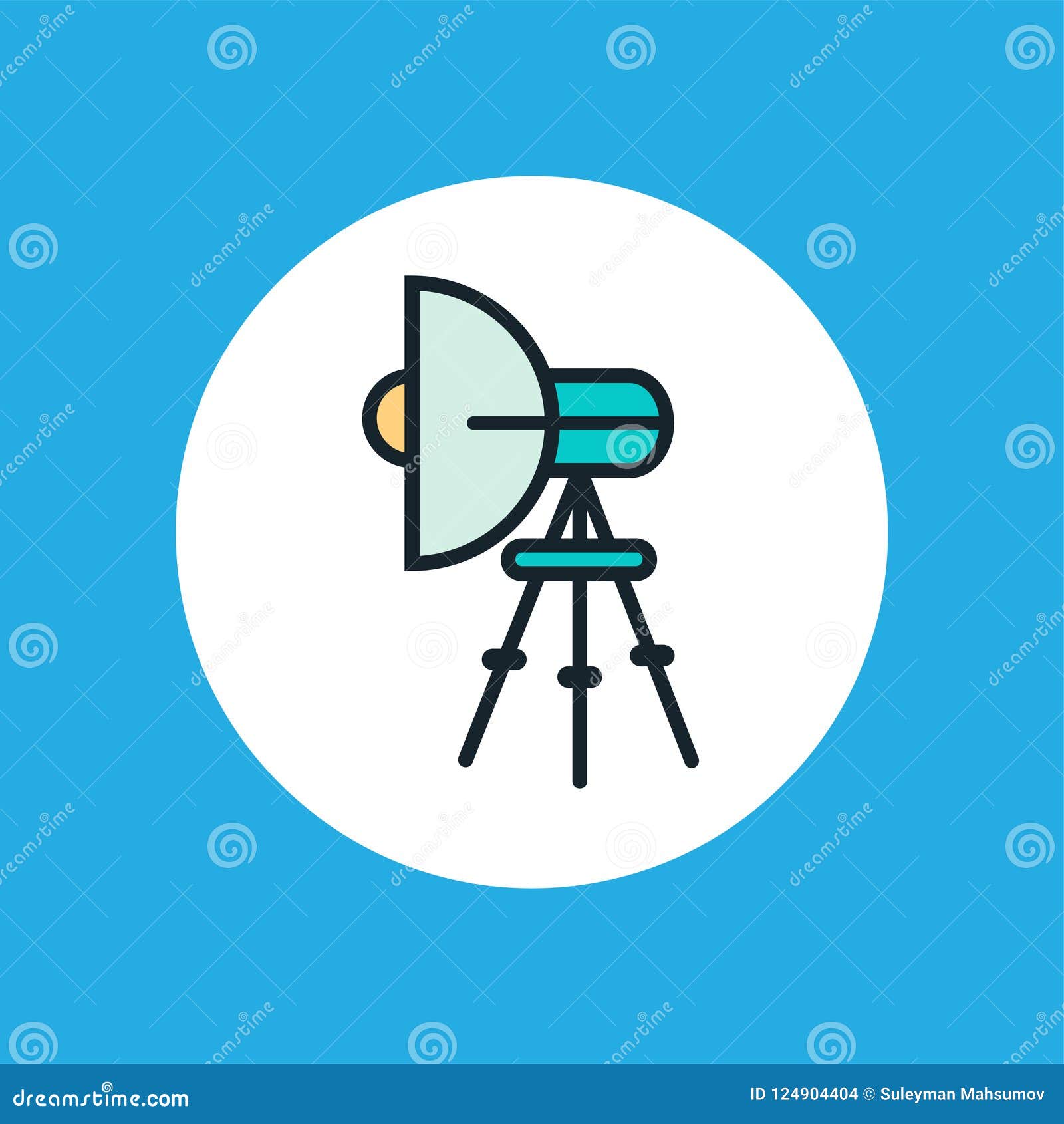 Spotlight Vector Icon Sign Symbol Stock Vector - Illustration of object ...