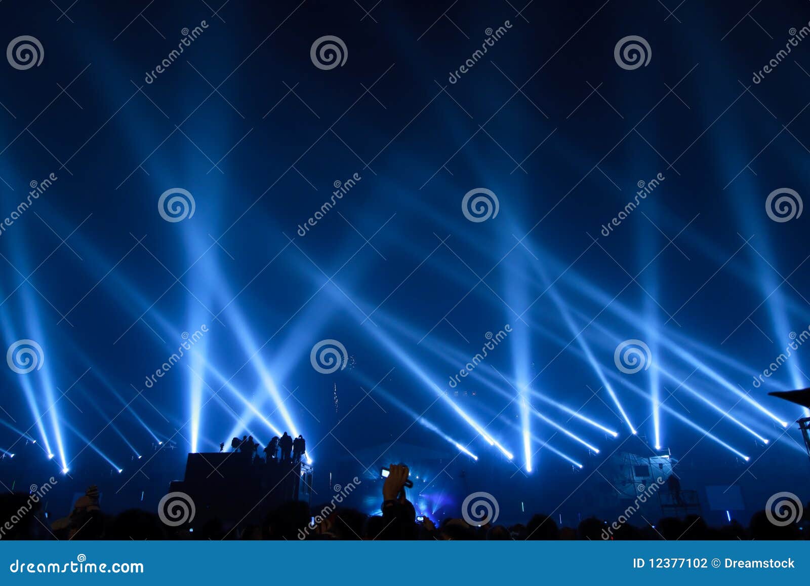 Spotlights stock photo. Image of scanner, effects, light - 12377102