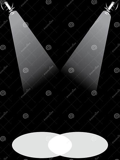 Spotlights stock vector. Illustration of cartoon, clip - 12575065