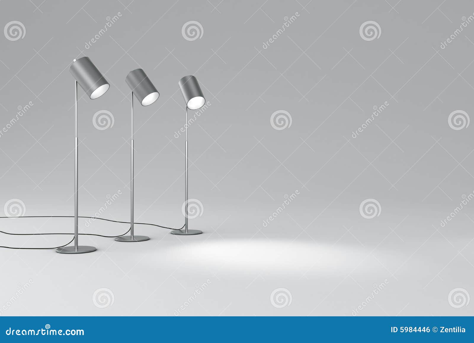 Spotlights stock illustration. Illustration of rendering - 5984446