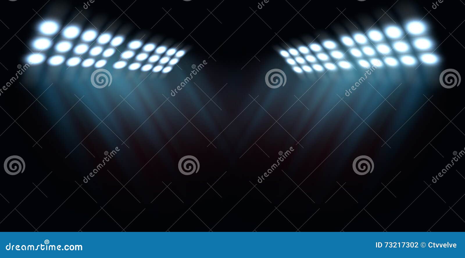 Spotlights stock photo. Image of horizontal, effect, lamp - 73217302
