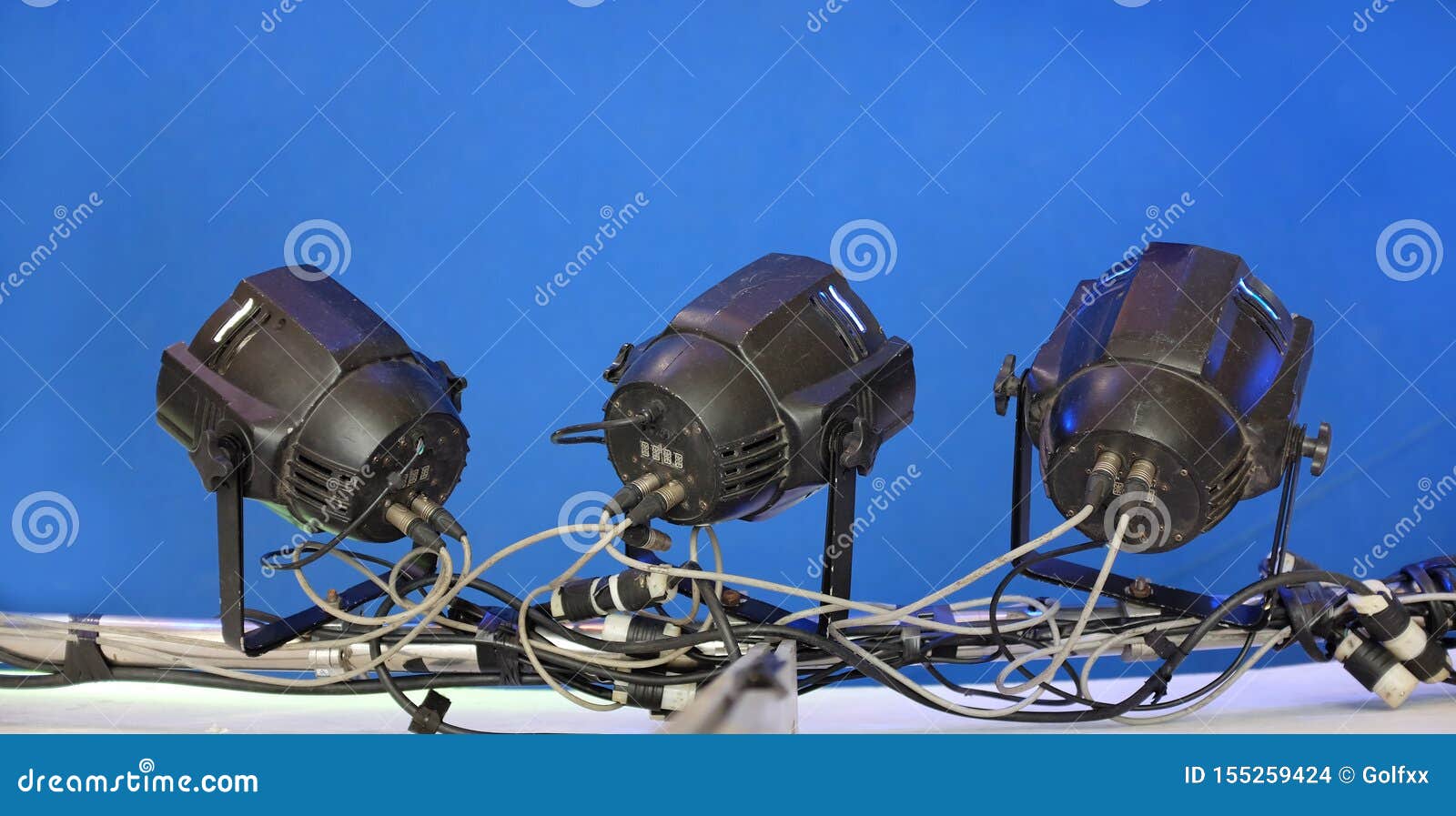 Spotlights Hanging from Wall Stock Photo - Image of ceiling, poster ...