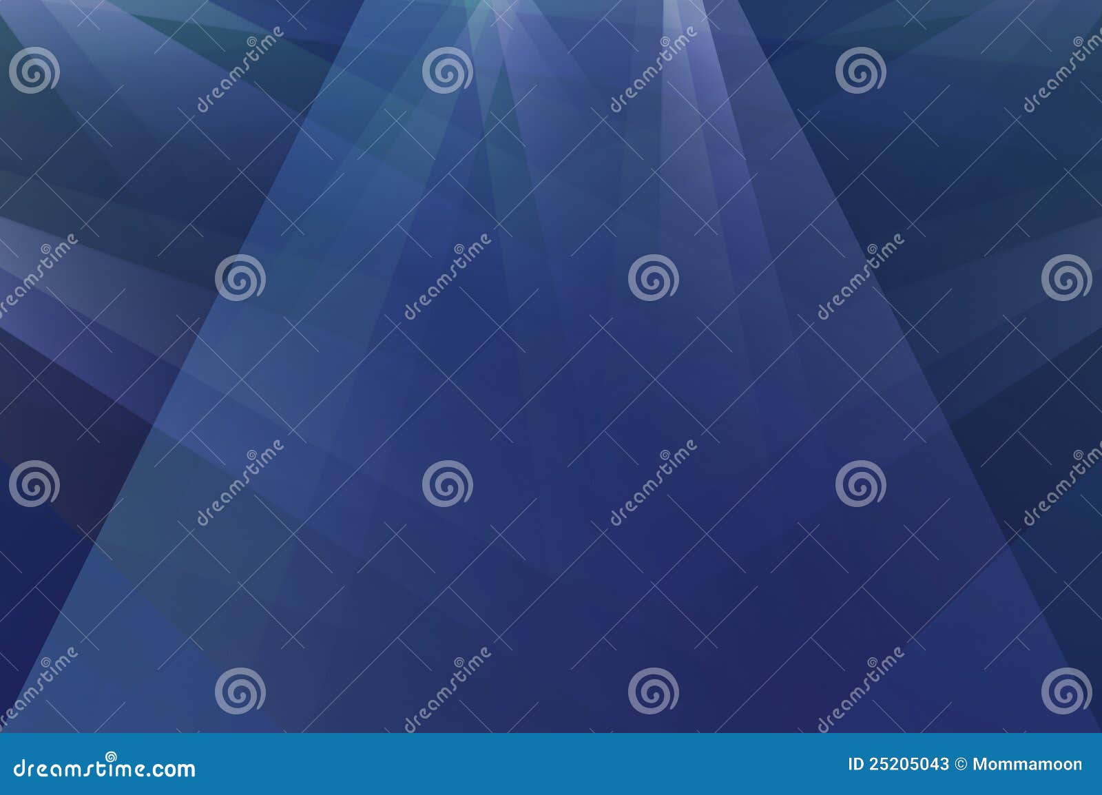 Spotlights in Many Directions on Blue Stock Illustration - Illustration ...