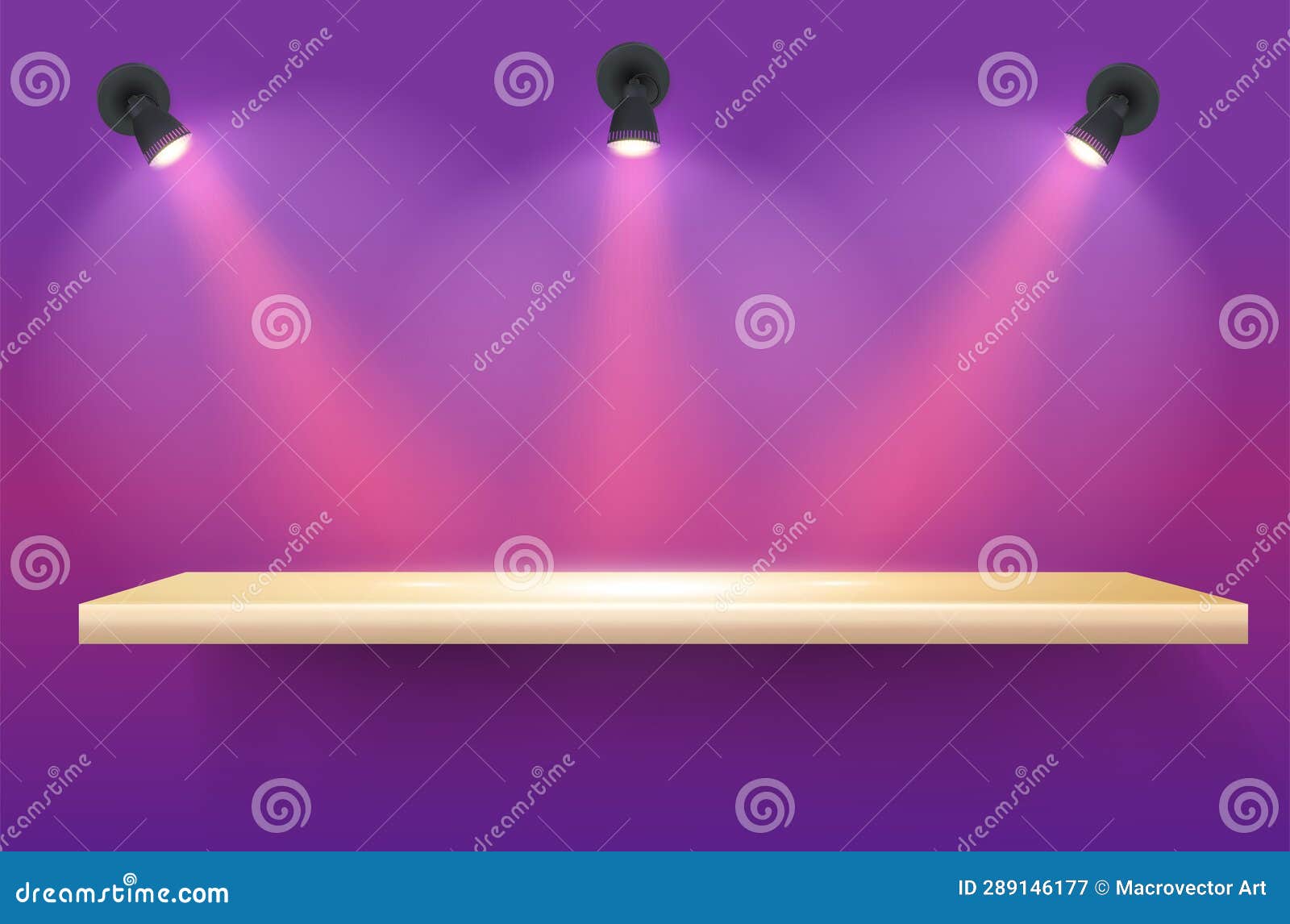 Spotlights Realistic Illustration Stock Vector - Illustration of ...