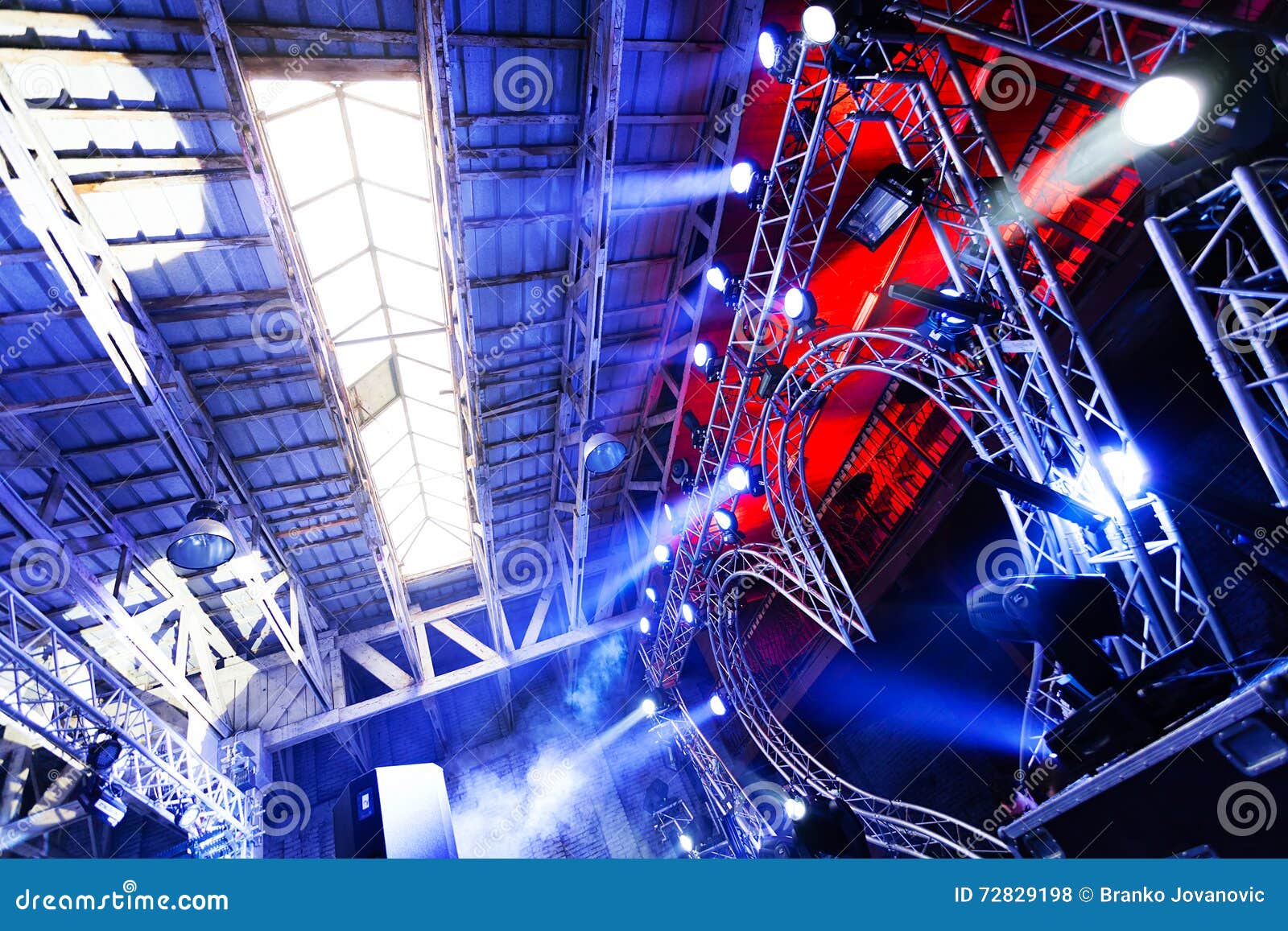 Spotlights rig stock photo. Image of bright, illumination - 72829198