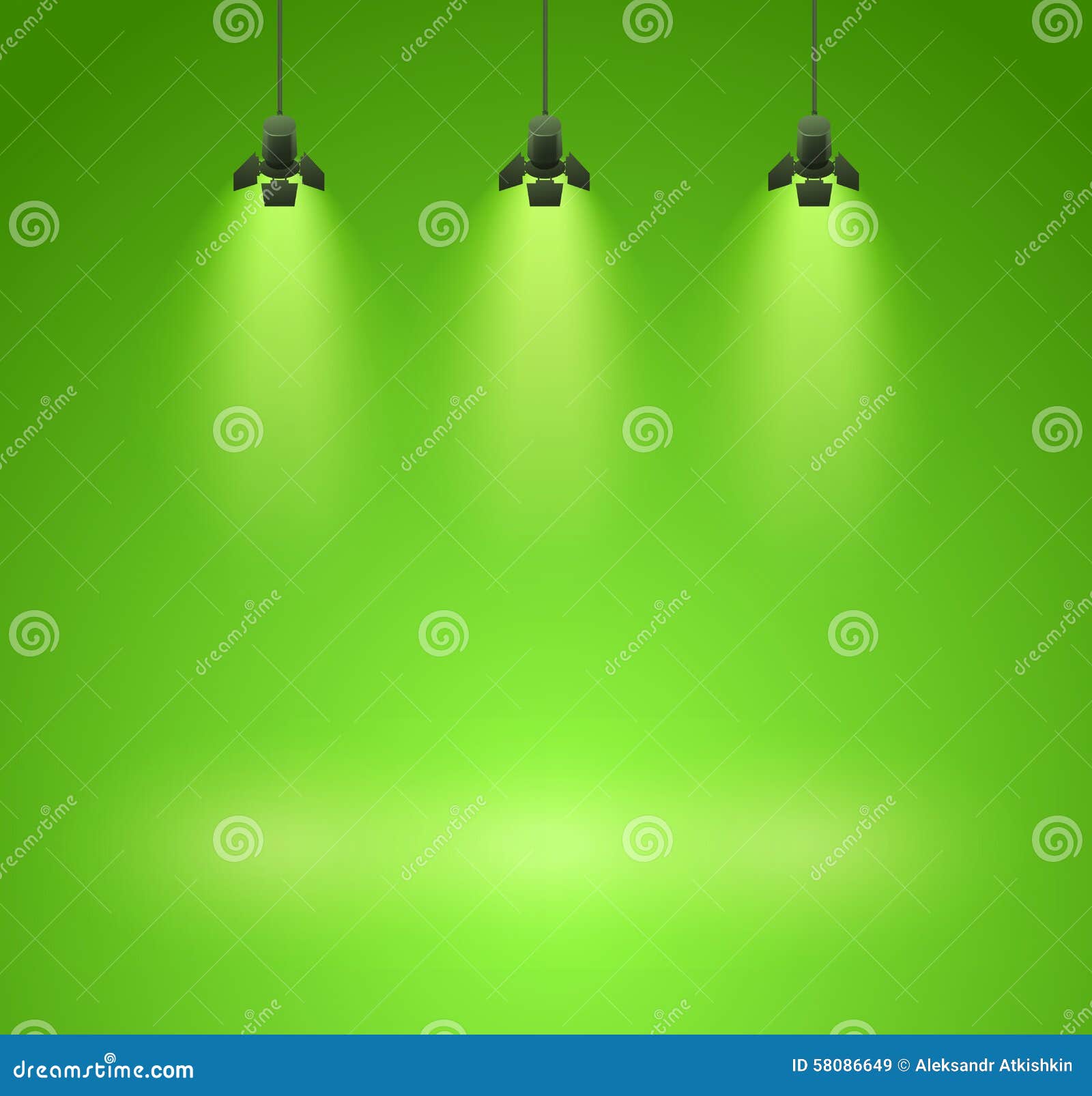 Spotlights stock vector. Illustration of modern, interior - 58086649