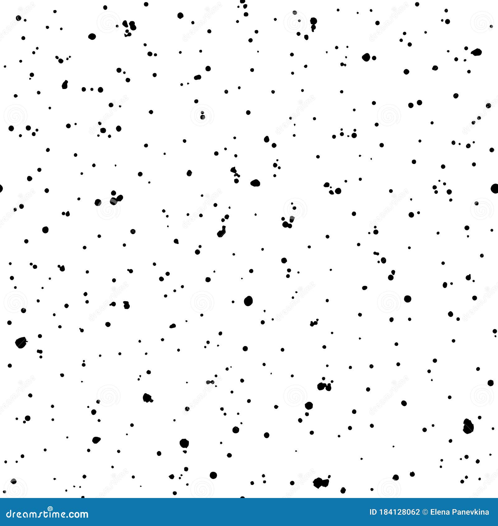 Ink Splash, Splatter Seamless Pattern, Vector Paint Blobs Stock Vector ...