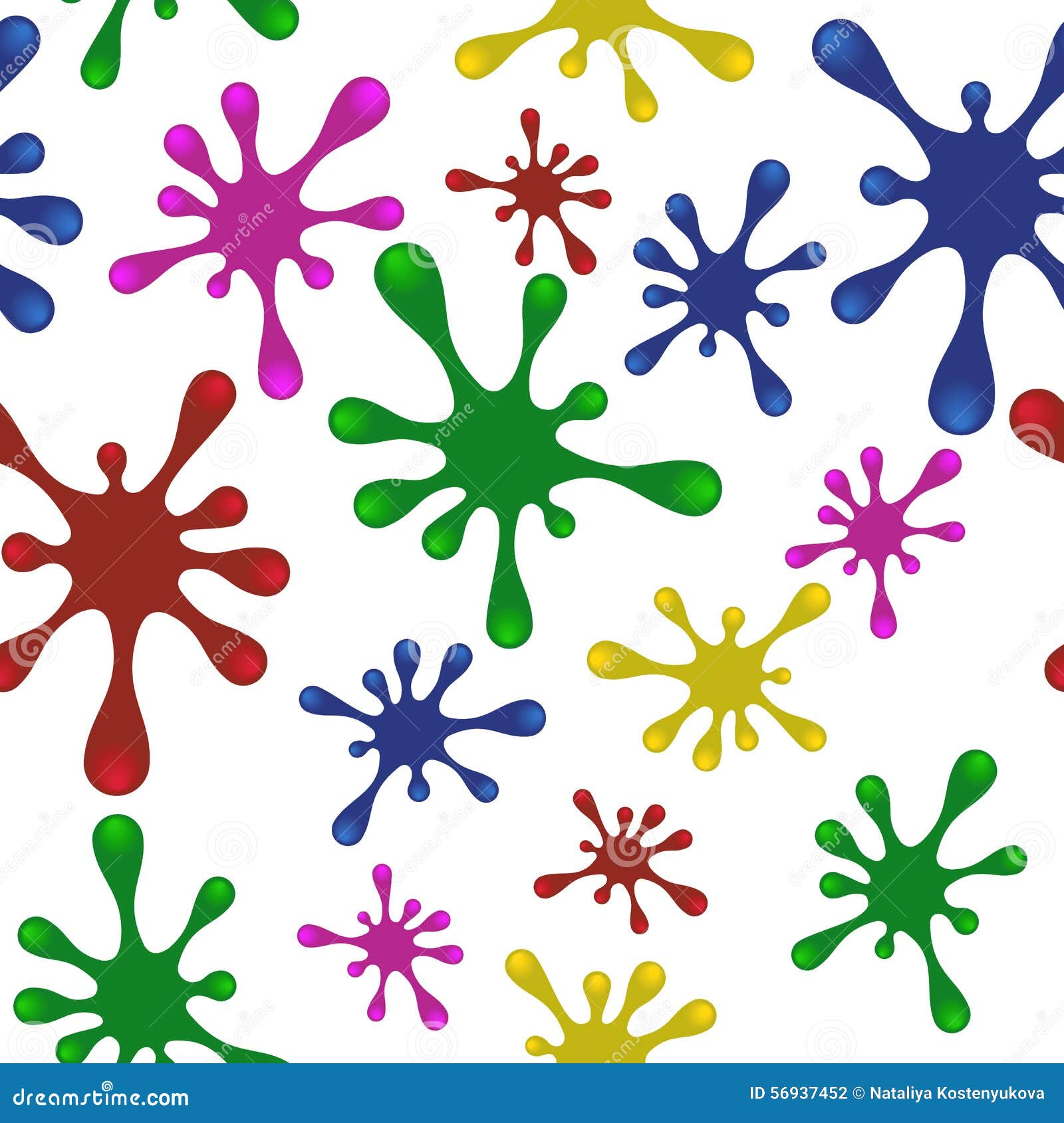 Spots seamless stock vector. Illustration of element - 56937452