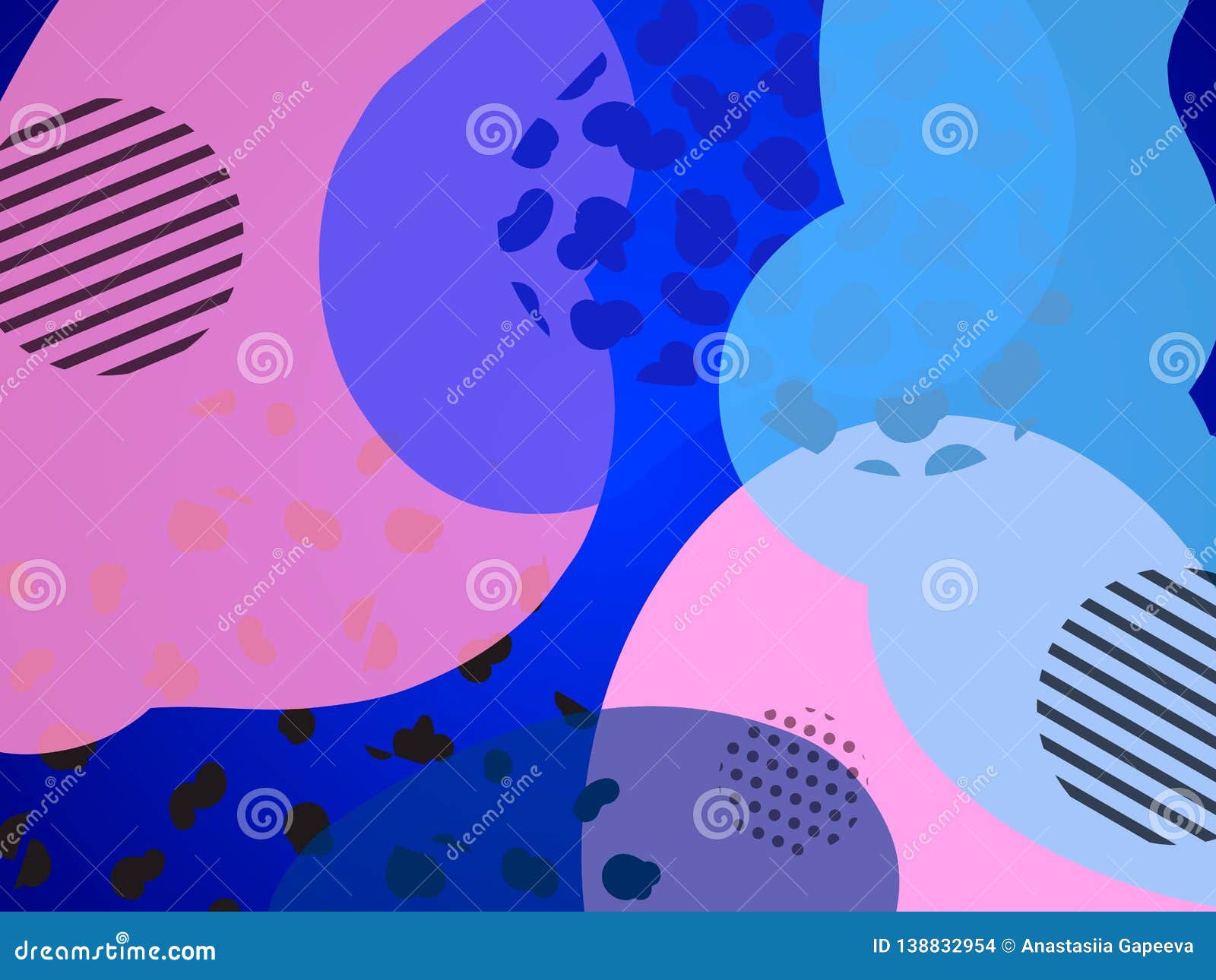 Spotted Abstract Pattern. Vector Illustration Stock Vector ...