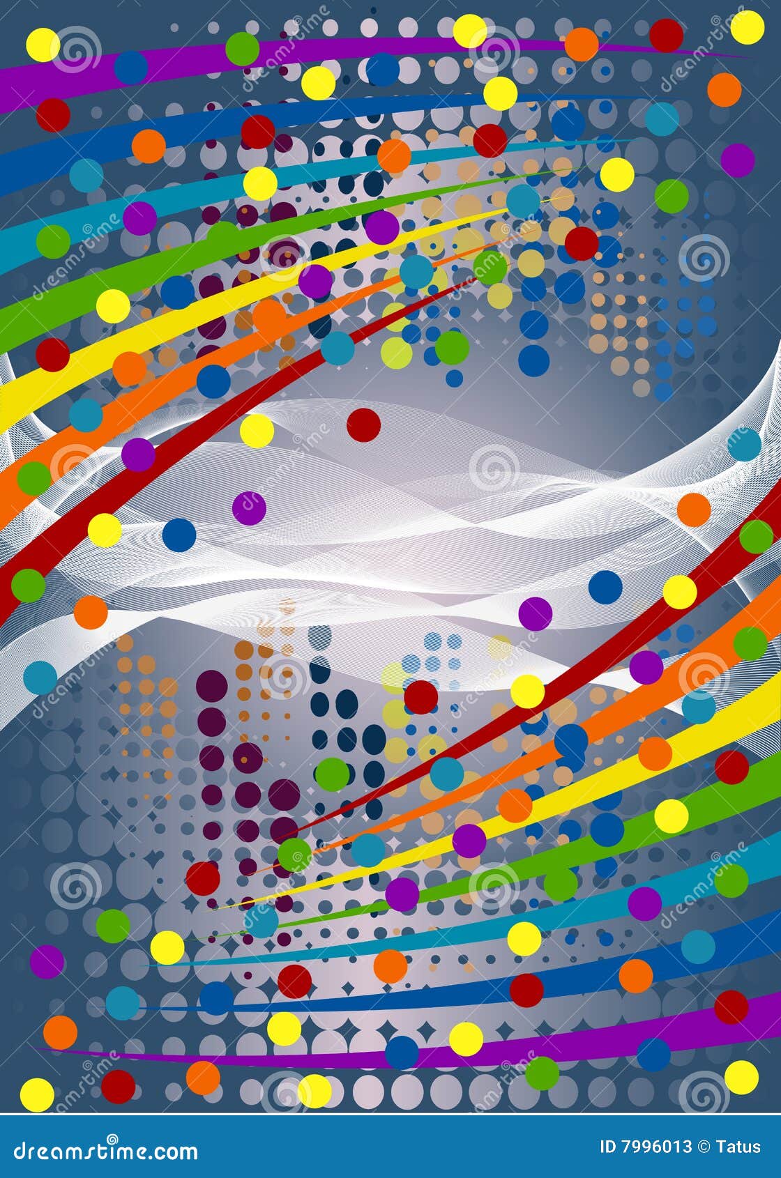 Spotted Background. Vector-Illustration Stock Vector - Illustration of ...