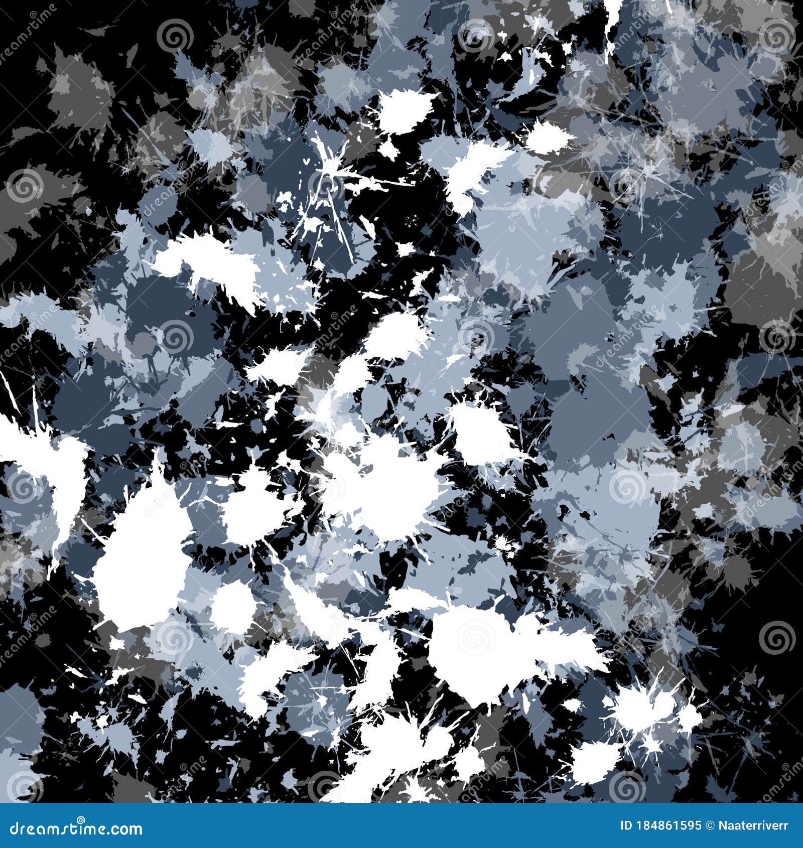 Spotted Background: White and Blue Spots of Different Saturation Stock ...