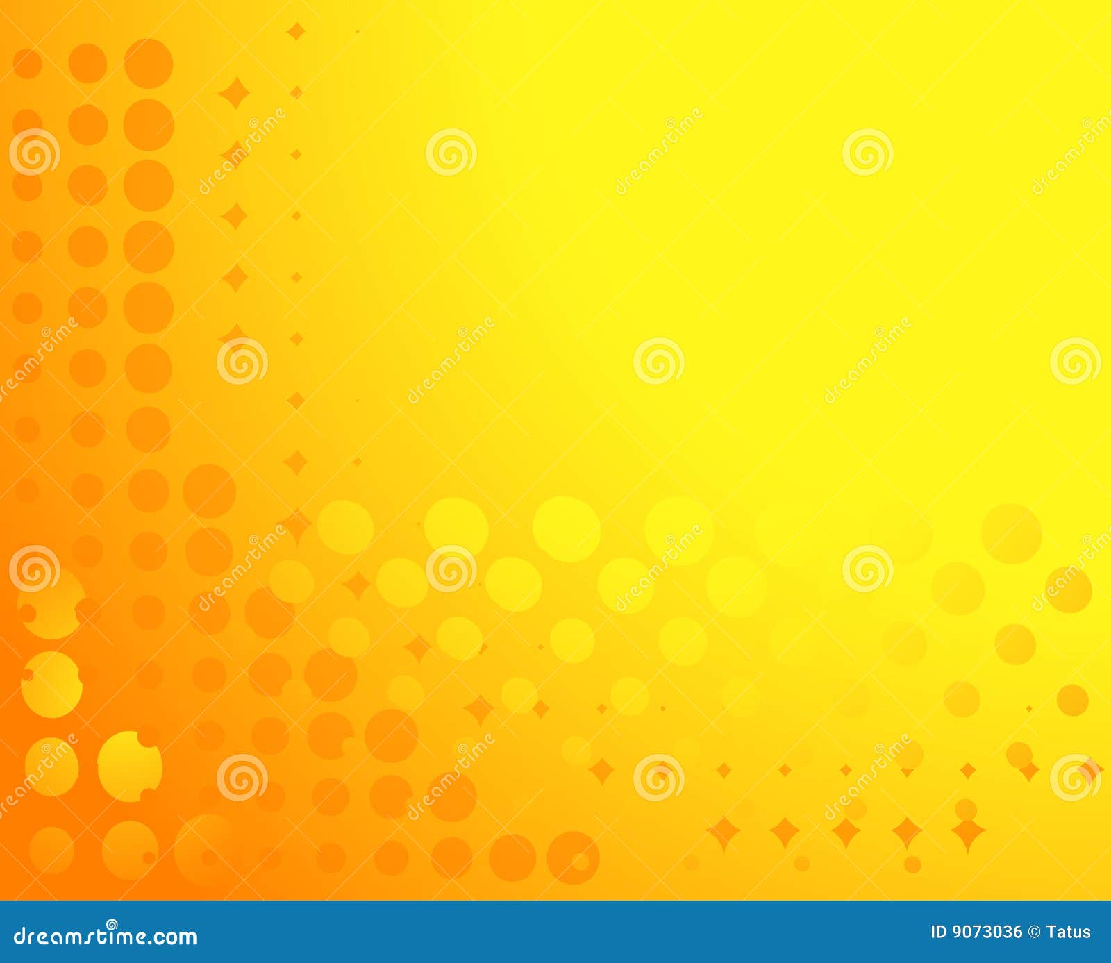 Spotted Background in Yellow Stock Vector - Illustration of halftone ...