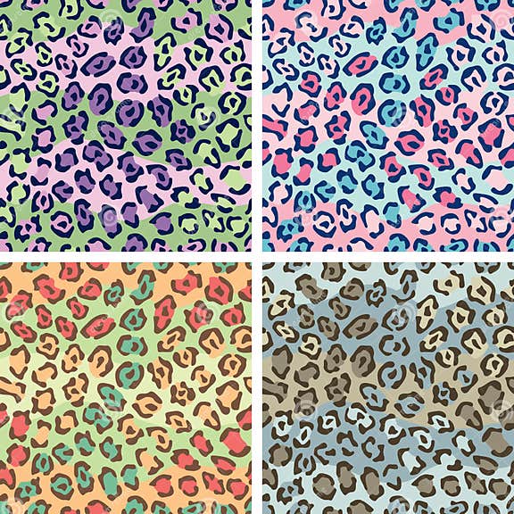 Spotted Cat Pattern stock vector. Illustration of colorful - 26777381