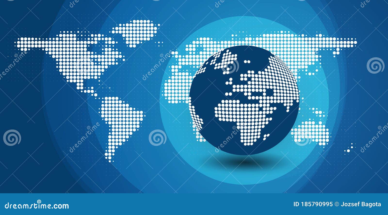 Spotted Earth Globe Design - Global Business, Technology, Globalization ...