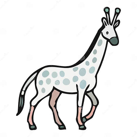 Spotted Giraffe stock vector. Illustration of cartoon - 322290612