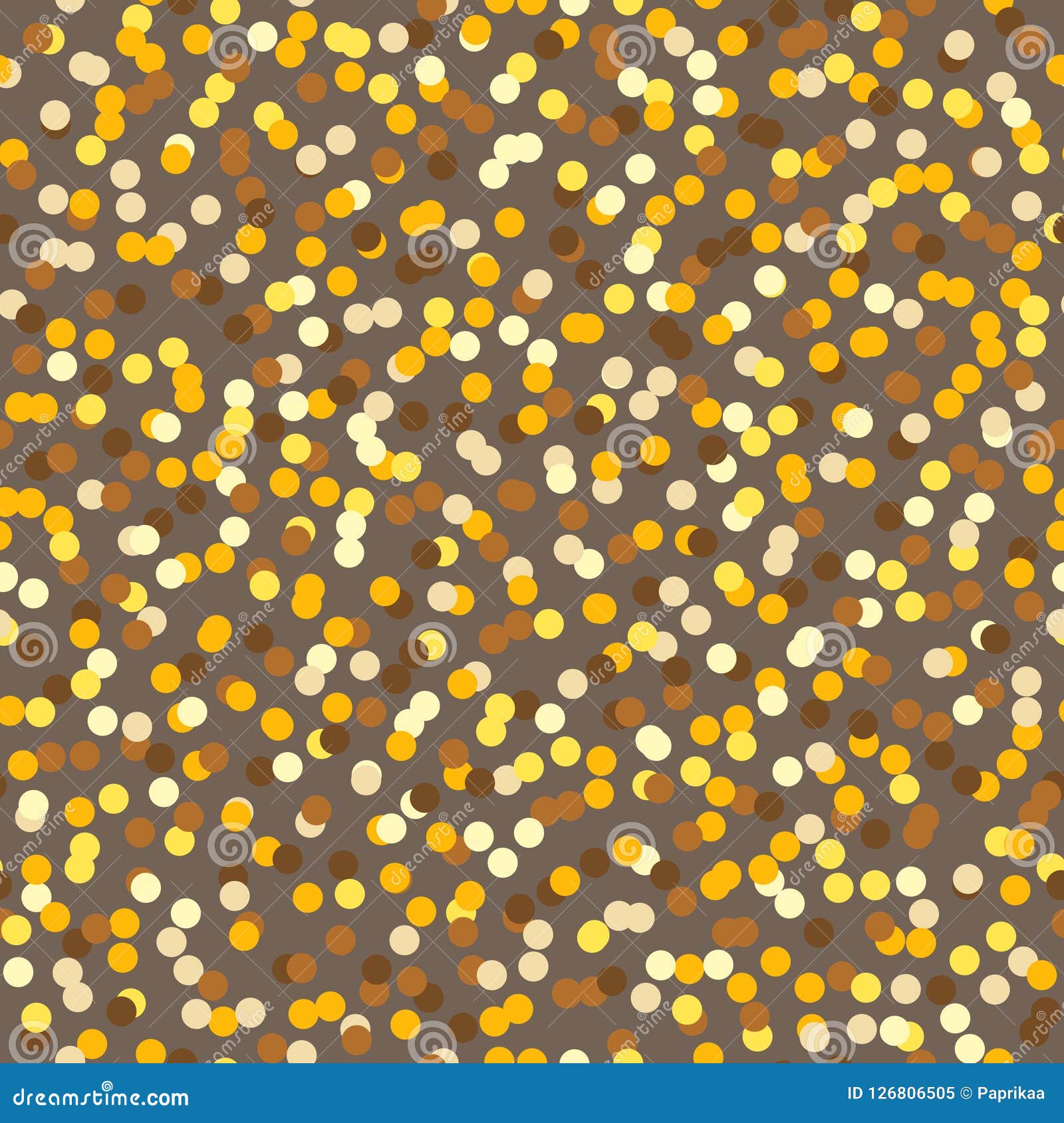 Spotted golden background stock vector. Illustration of glitter - 126806505