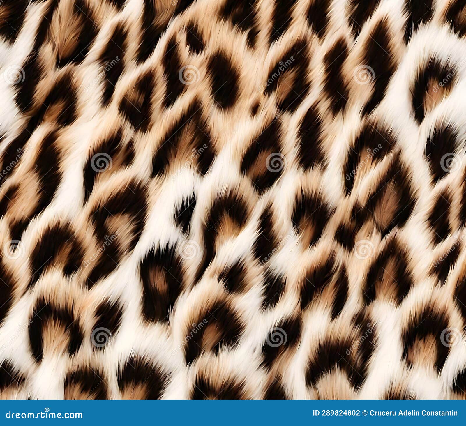Spotted Leopard Fur with Striking Patterns Stock Illustration ...