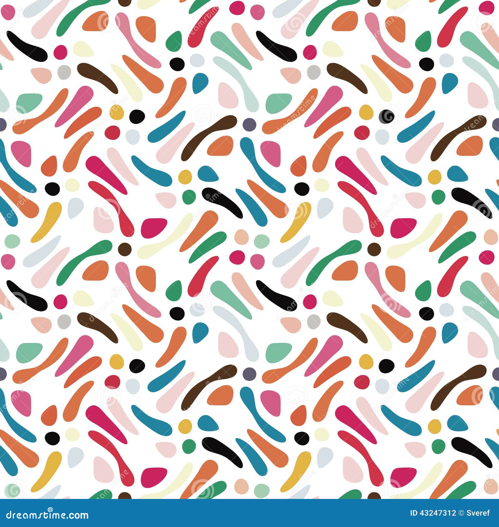 Spotted pattern stock vector. Illustration of graphic - 43247312