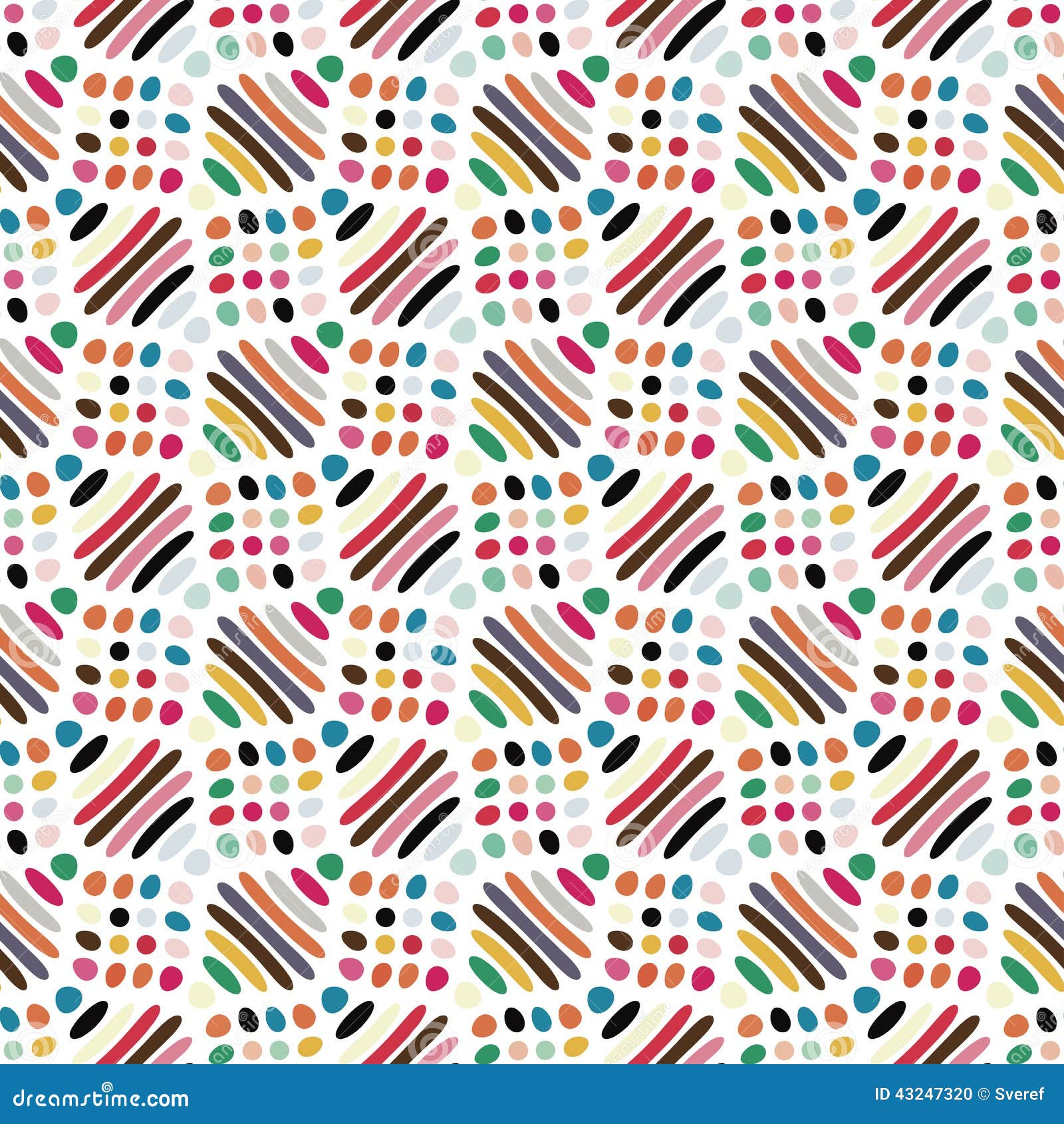 Spotted pattern stock vector. Illustration of banner - 43247320