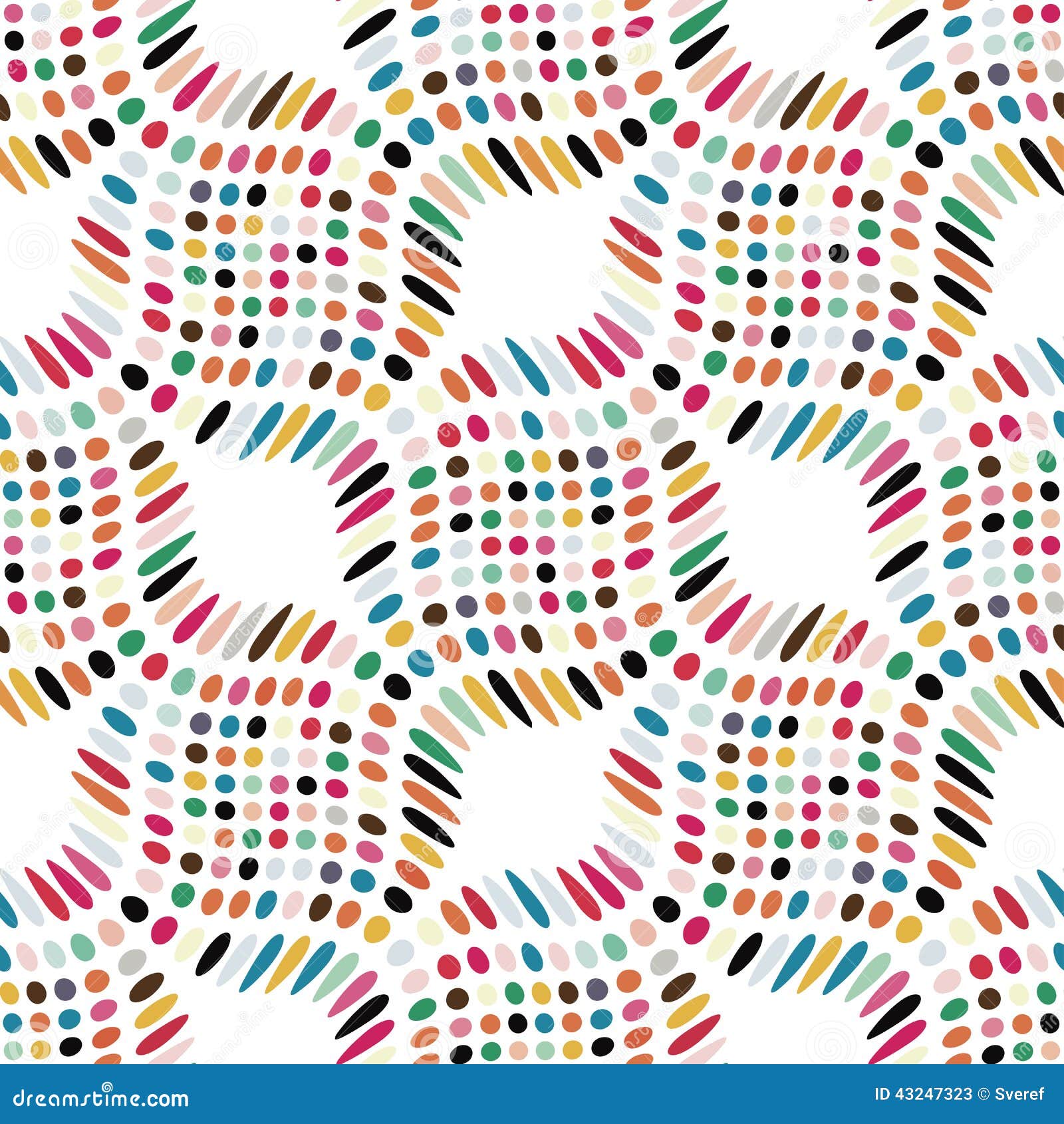 Spotted pattern stock vector. Illustration of abstract - 43247323