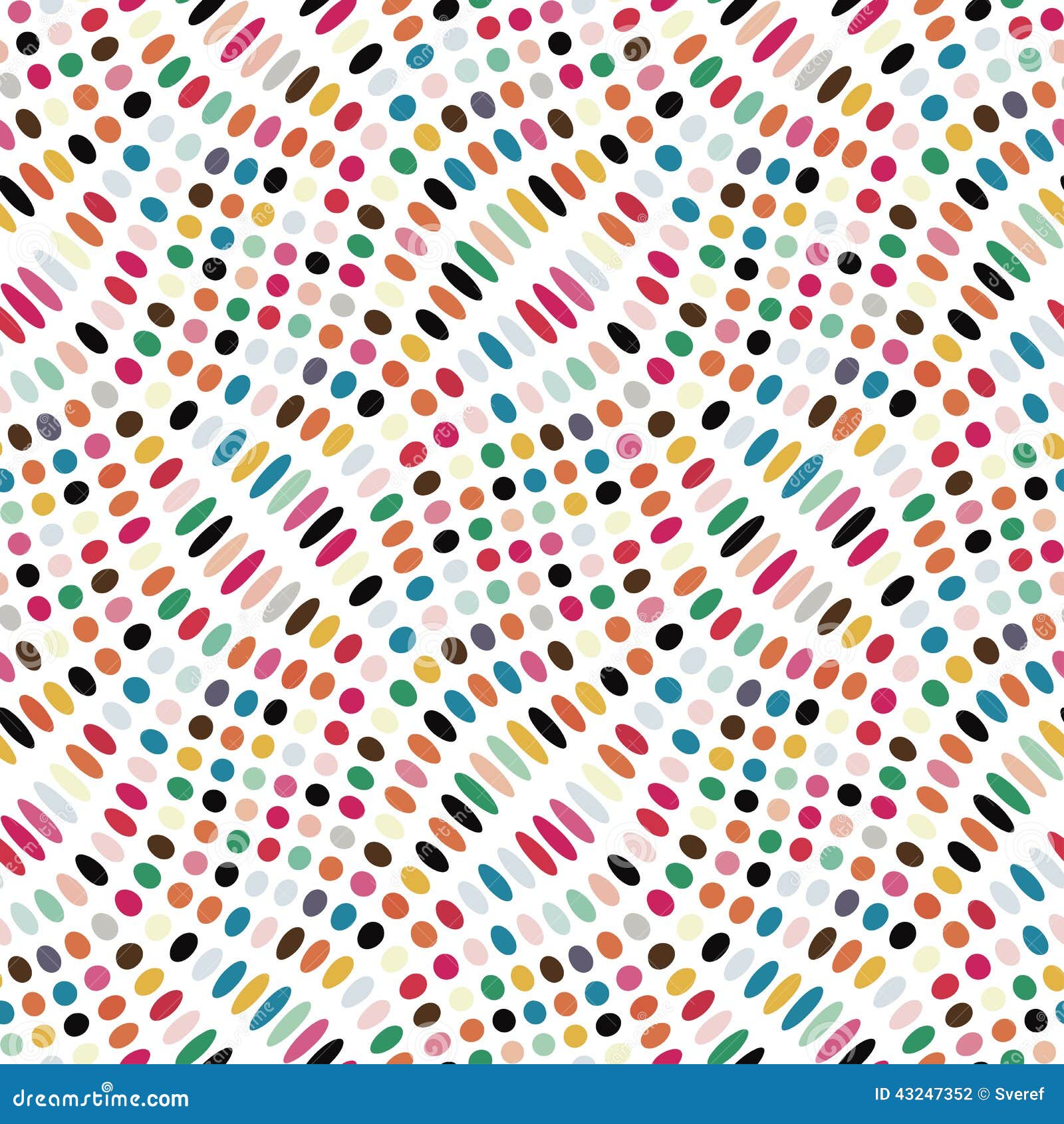 Spotted pattern stock vector. Illustration of confetti - 43247352