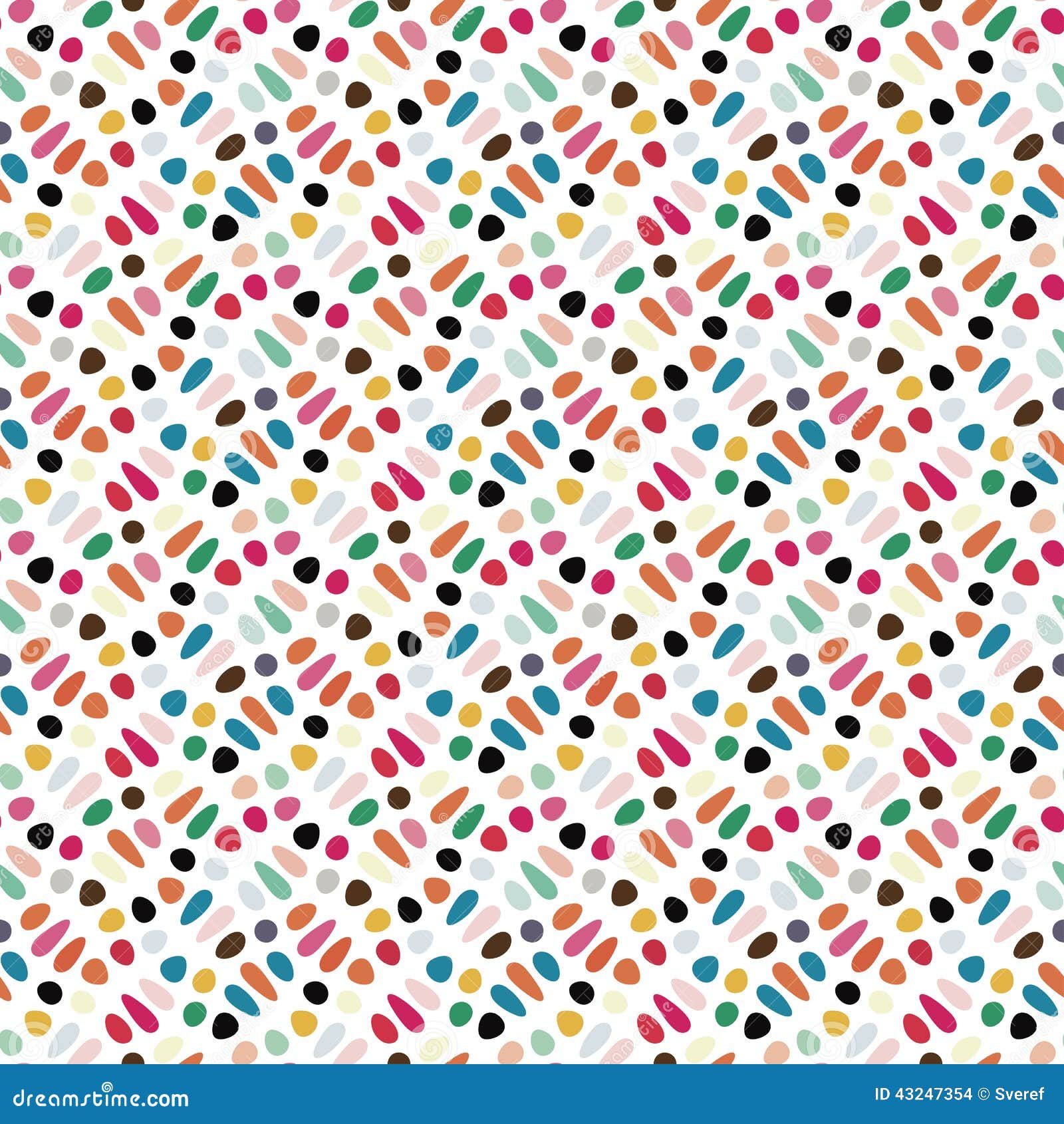 Spotted pattern stock vector. Illustration of dots, abstract - 43247354