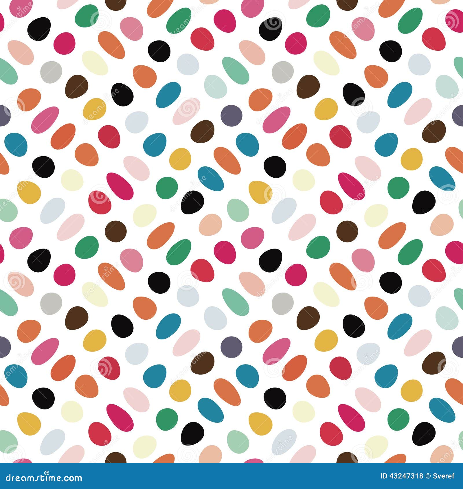 Spotted pattern stock vector. Illustration of easter - 43247318