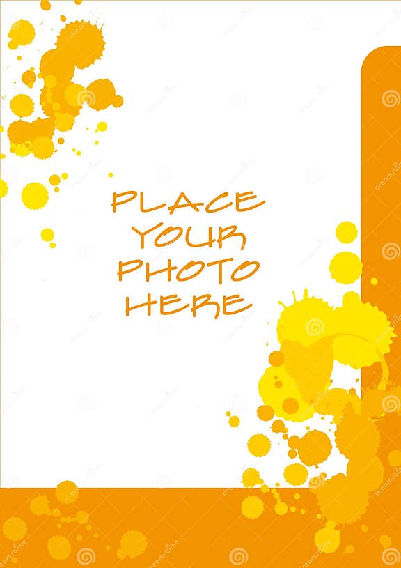 Spotted photo frame stock vector. Illustration of frame - 12607197