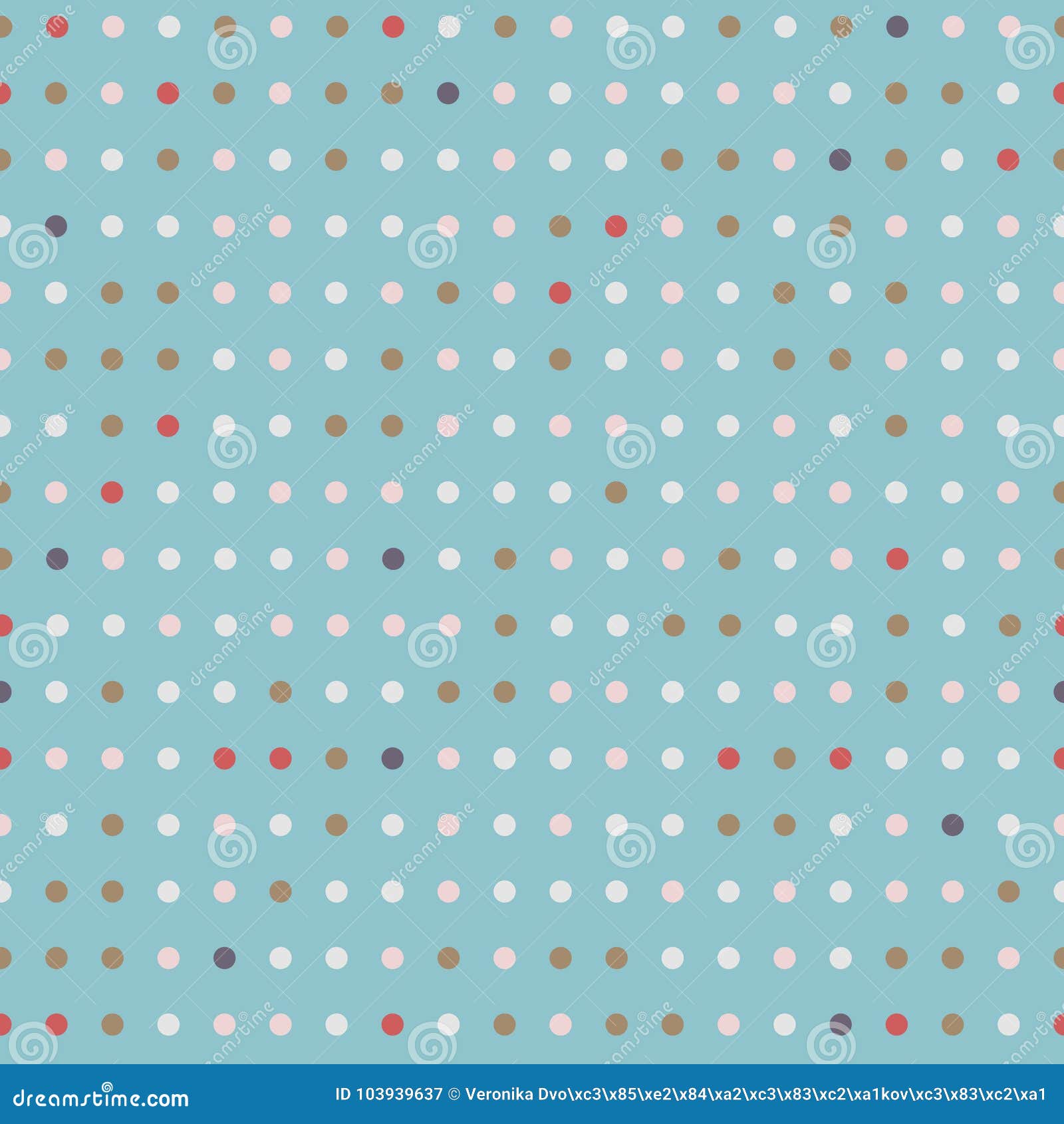 Spotted Retro Background Cartoon Vector | CartoonDealer.com #103939637