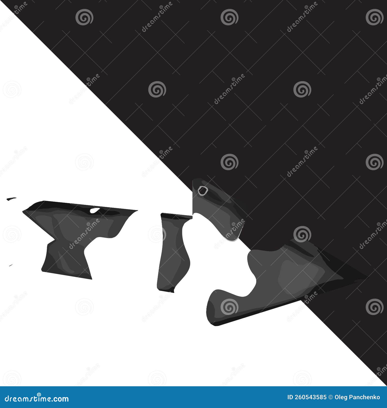 Spotted 3d Symbol with a Transparent Background Stock Illustration ... Spotted 3d Symbol with a Transparent Background Stock Illustration ...