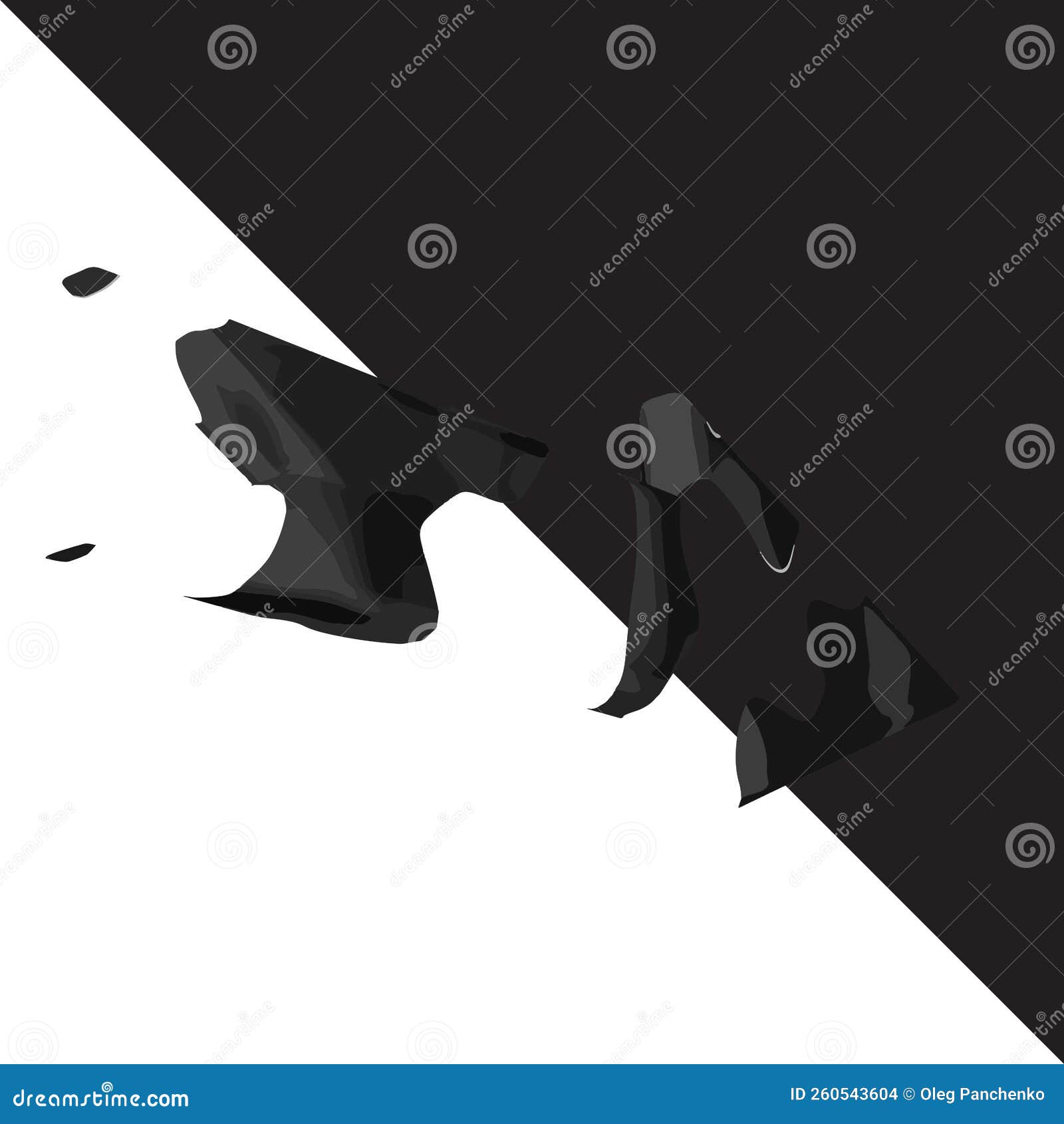 Spotted 3d Symbol with a Transparent Background Stock Vector ...