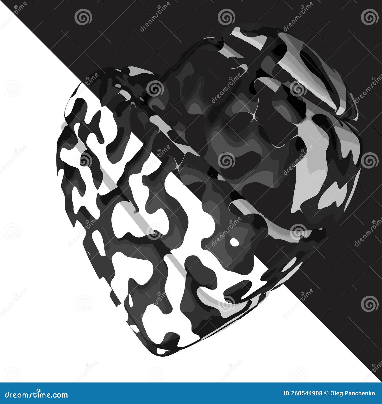 Spotted 3d Symbol with a Transparent Background Stock Vector ... Spotted 3d Symbol with a Transparent Background Stock Vector ...