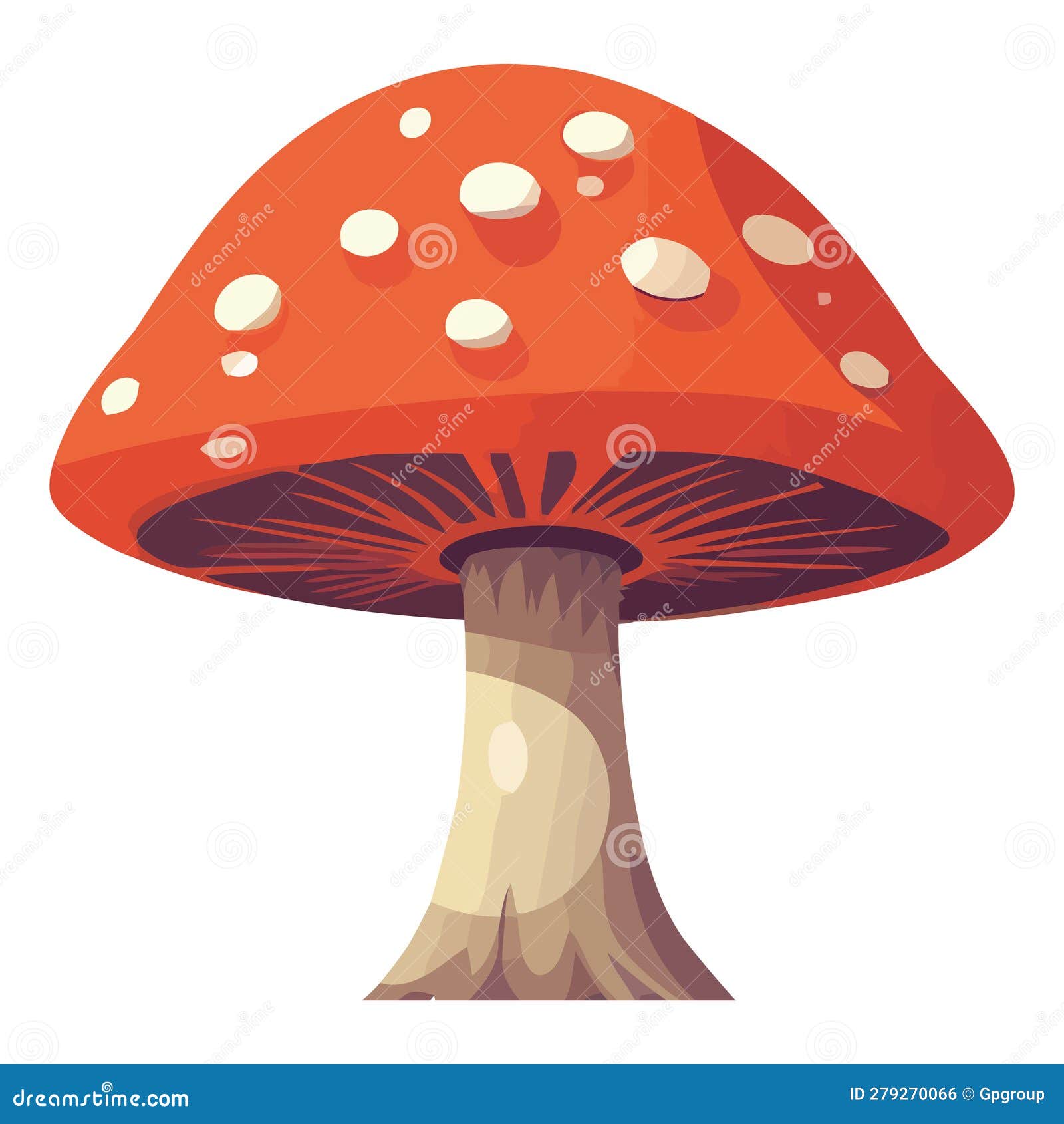 Toadstool Design Vector Illustration | CartoonDealer.com #26496730