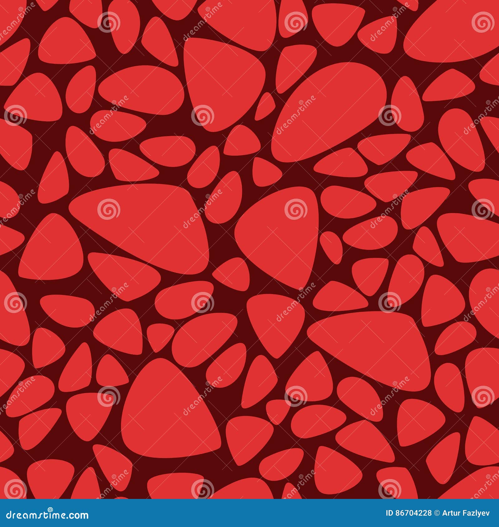 Spotted Two Color Seamless Pattern Stock Vector - Illustration of ...