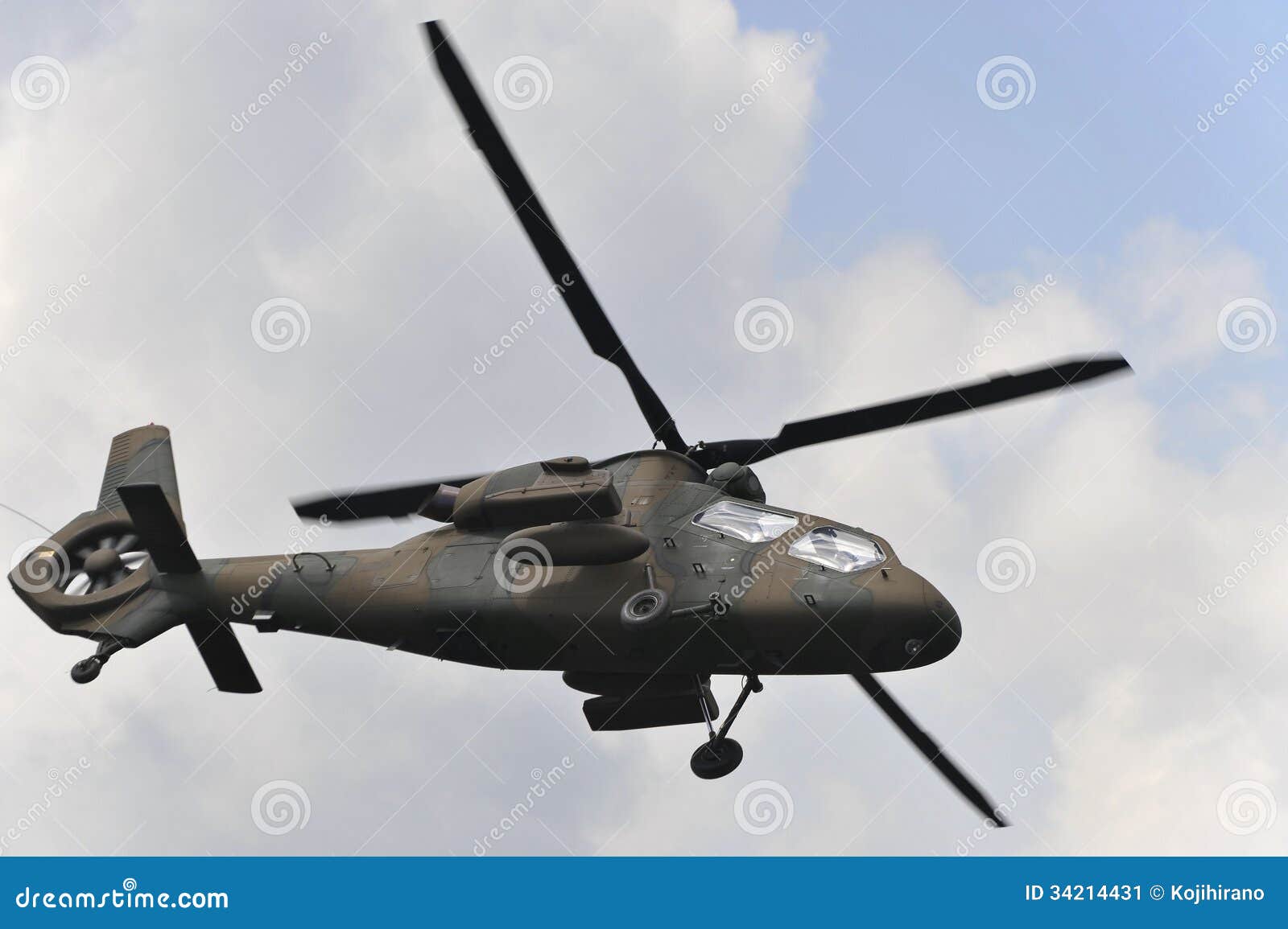 Spotter helicopter stock image. Image of isolated, domination - 34214431