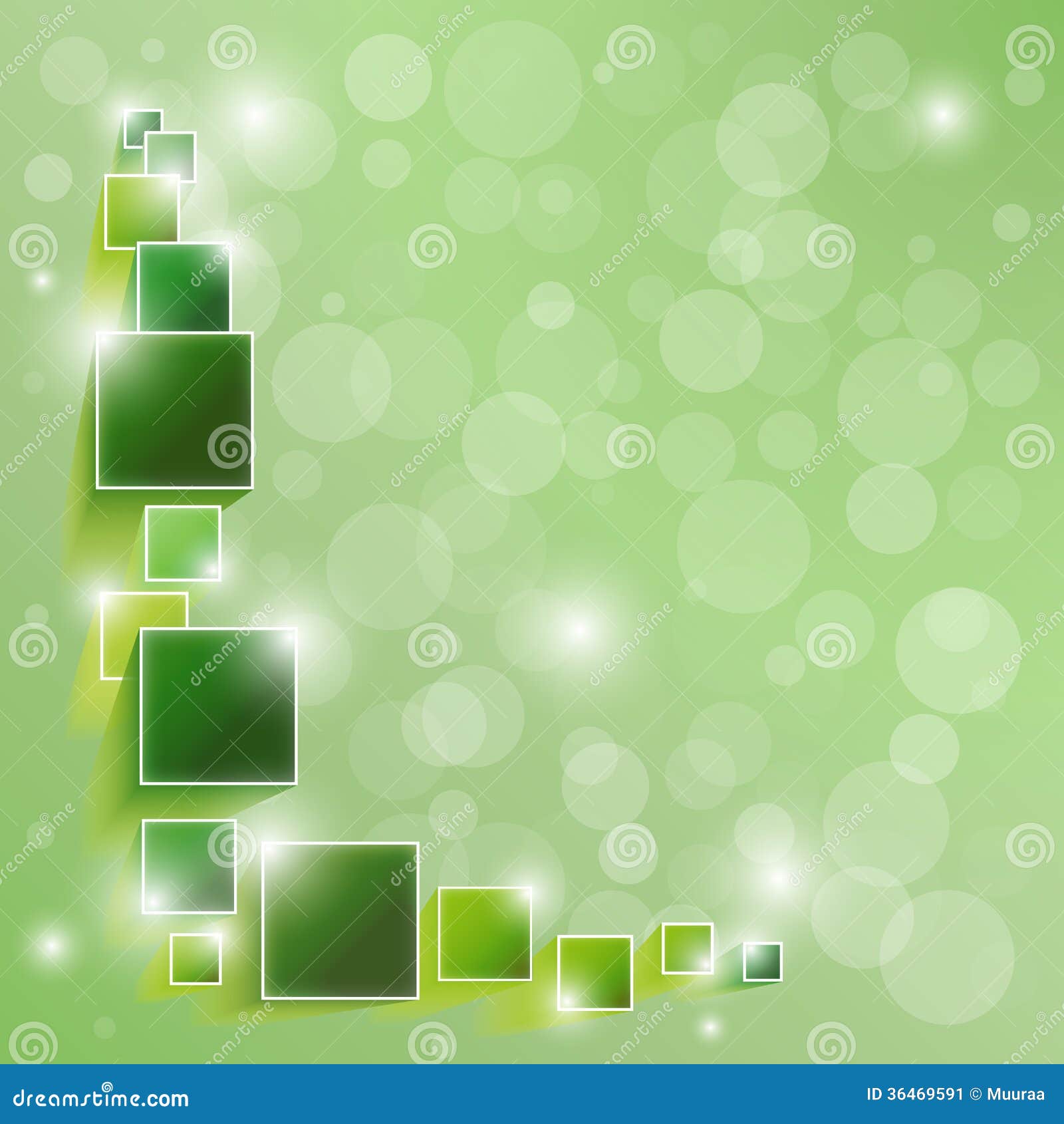 Spotty Background with Three Dimensional Squares Stock Vector ...