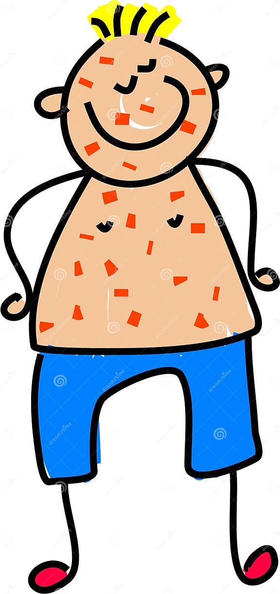 Spotty kid stock illustration. Illustration of people - 1036645