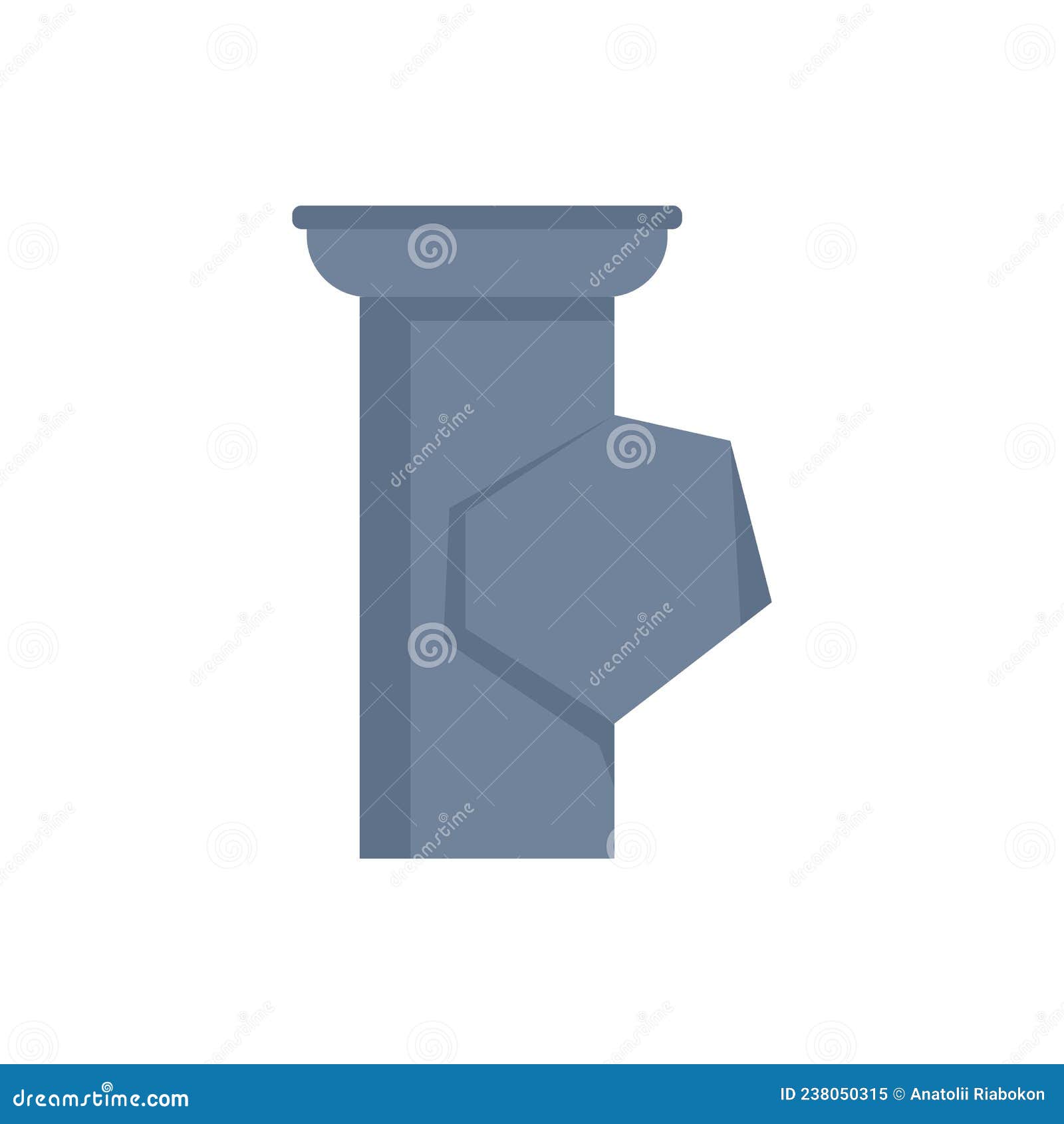 Spout Gutter Icon Color Outline Vector | CartoonDealer.com #230606210