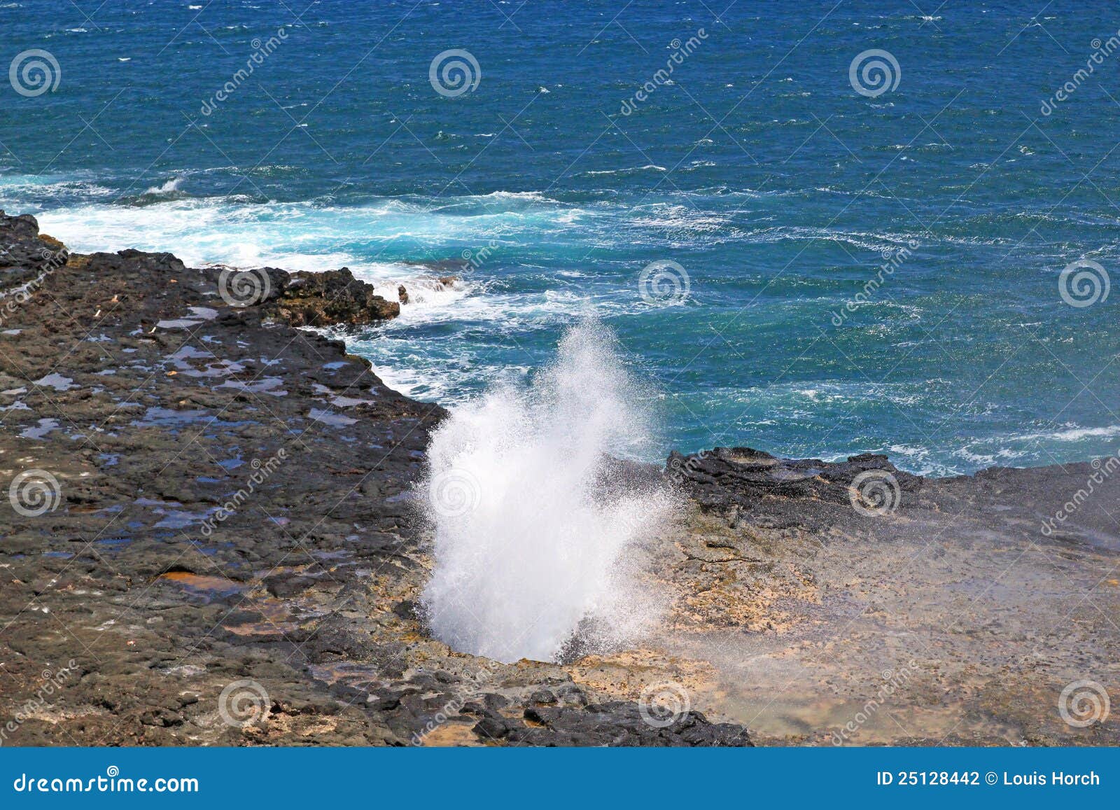 Spouting Horn Blowhole stock photo. Image of explode - 25128442