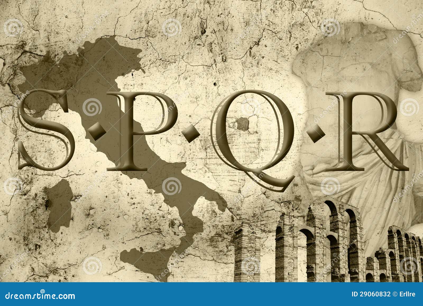Spqr illustration stock. Illustration of historique, histoire - 29060832