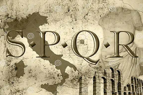 Spqr stock illustration. Illustration of historical, history - 29060832