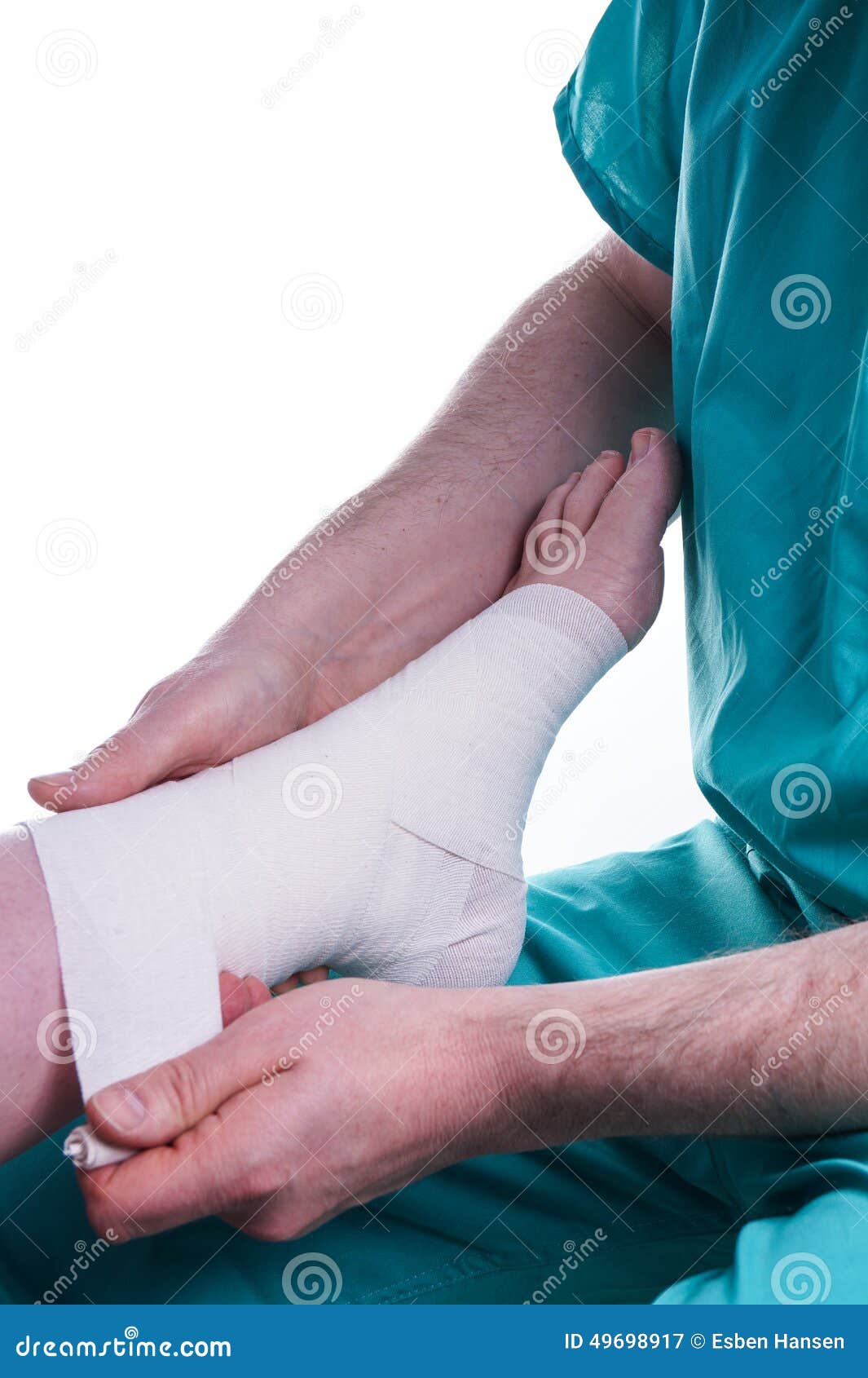 Sprained Foot stock image. Image of mature, hand, ankle - 49698917