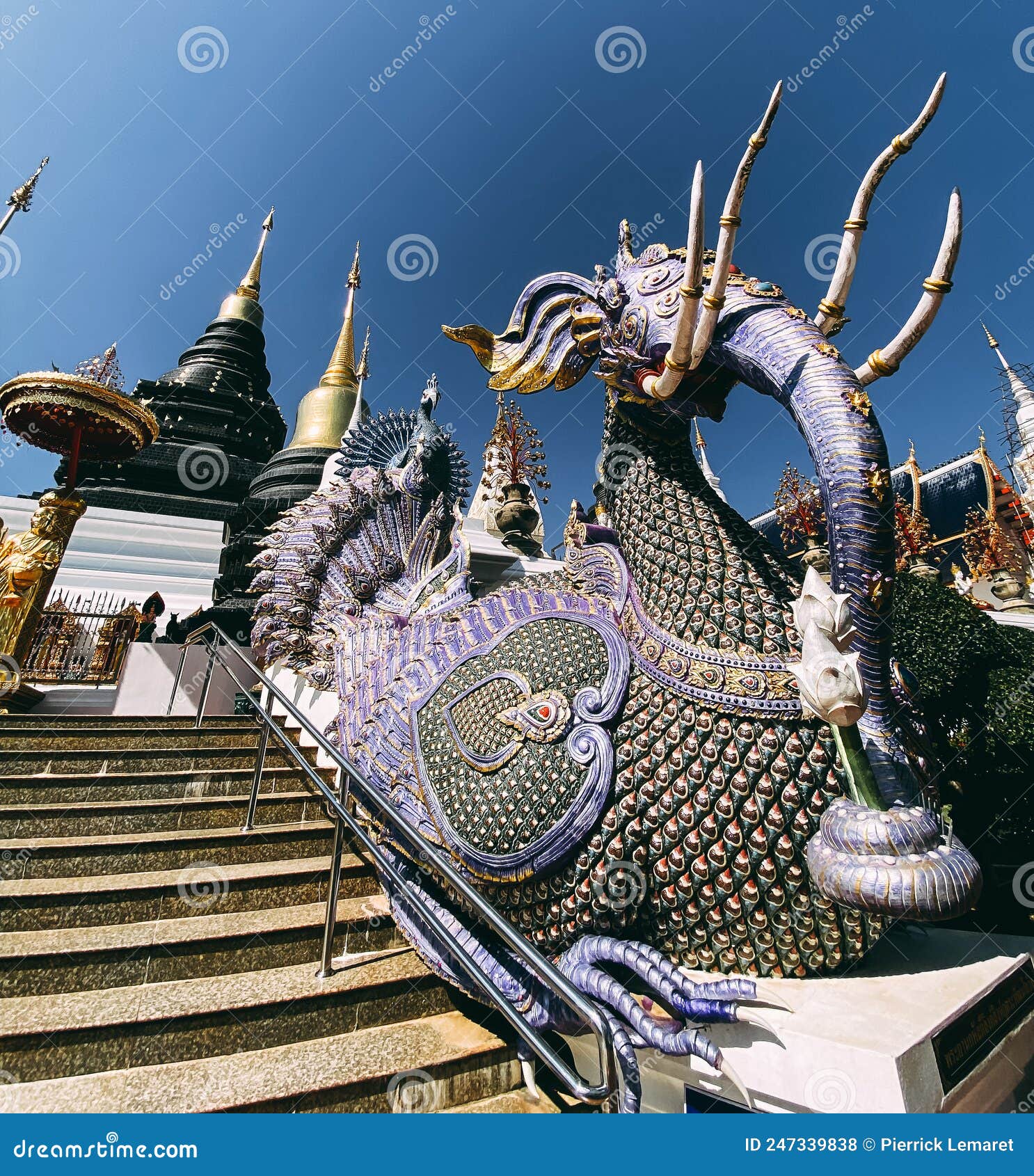 Wat Ban Den or Wat Banden Complex Temple in Mae Taeng District, Chiang ...