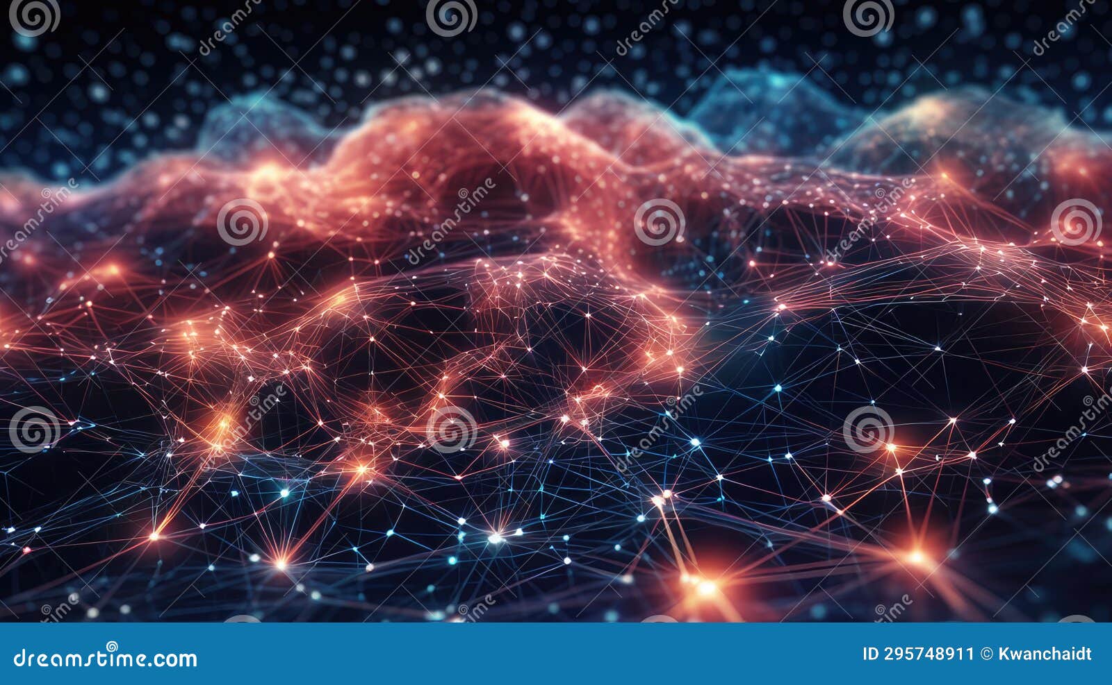A Sprawling, Interconnected Web of Glowing Nodes, with Data Flowing ... A Sprawling, Interconnected Web of Glowing Nodes, with Data Flowing ...