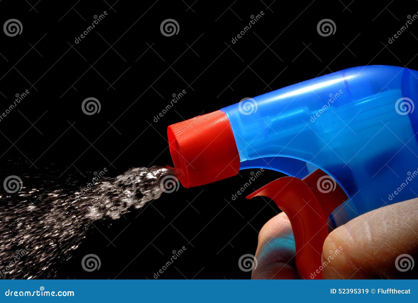 Spray Bottle in action stock image. Image of plants, single - 52395319